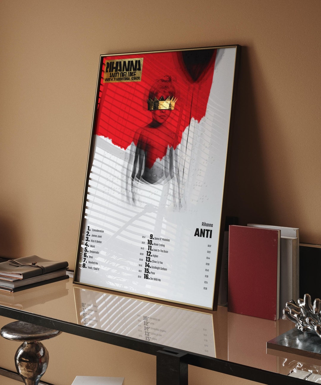 Rihanna ANTI Album Cover Poster for Home Wall Art - Etsy Australia