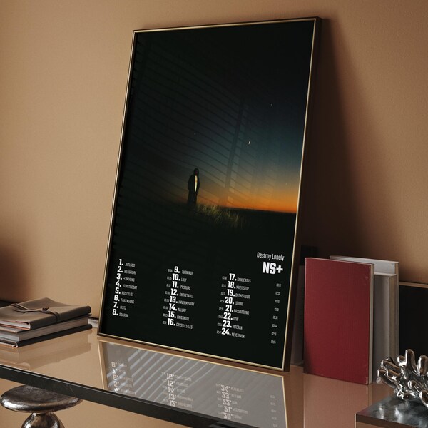 Destroy Lonely Poster - Etsy