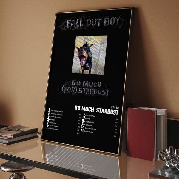 Fall Out Boy so Much for Stardust Merch - Etsy