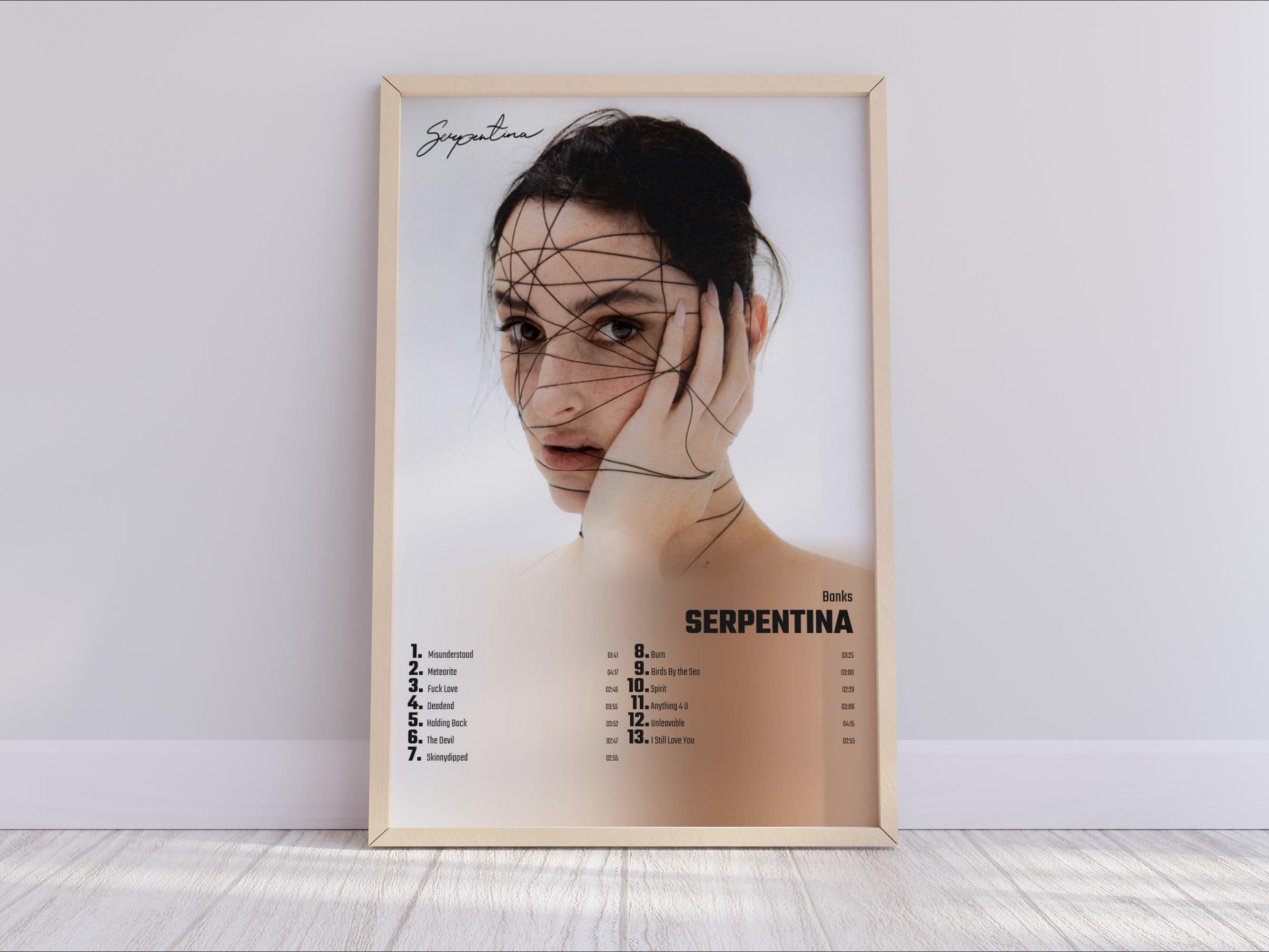Banks - Serpentina Album Cover Poster For Home Wall Art