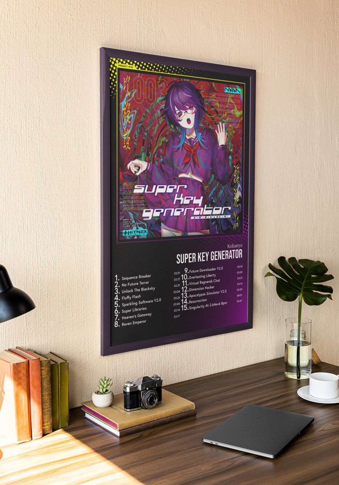 Kobaryo Super Key Generator Album Cover Poster for Home - Etsy
