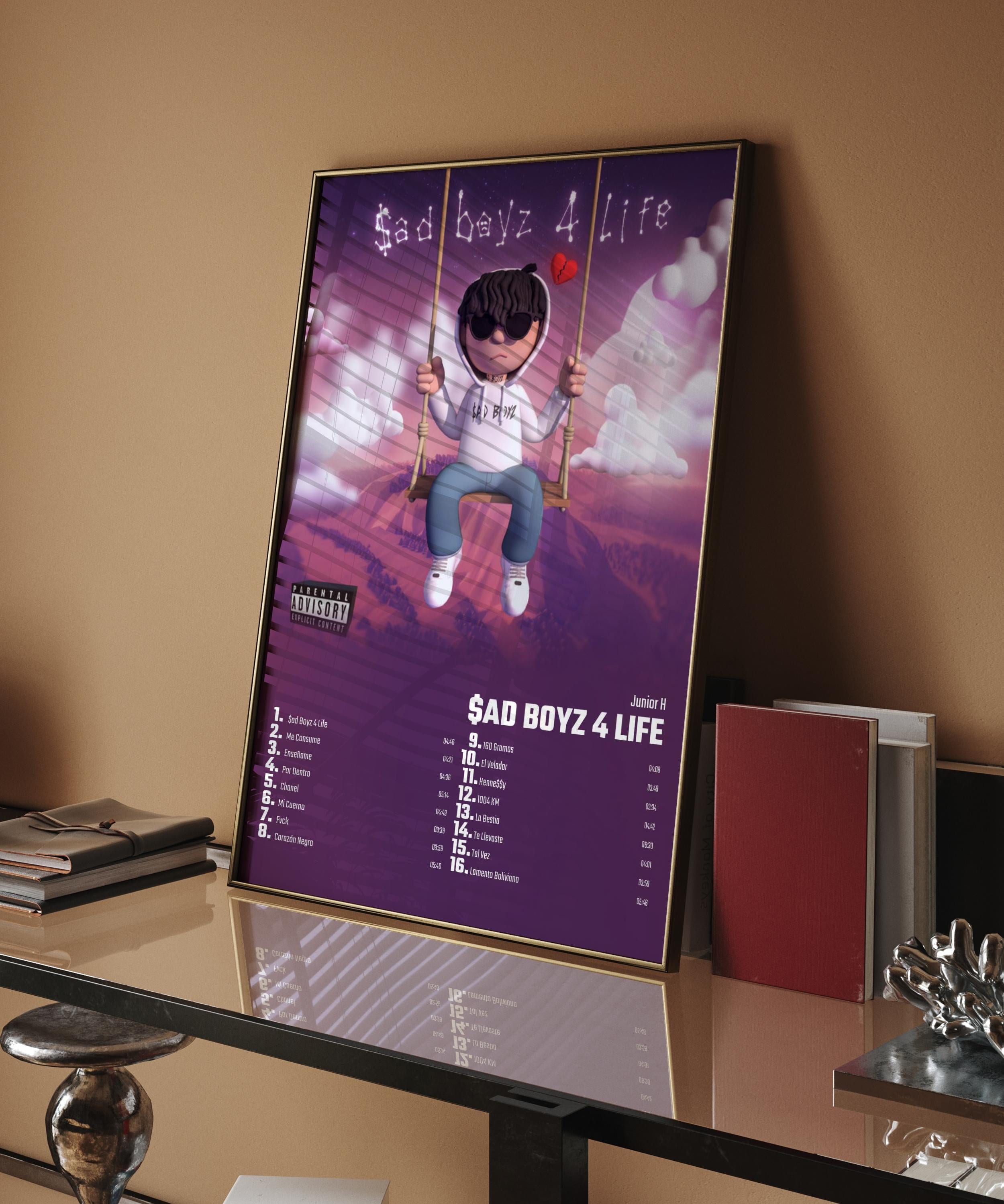 Junior H Sad Boyz 4 Life Album Cover Poster for Home Wall - Etsy