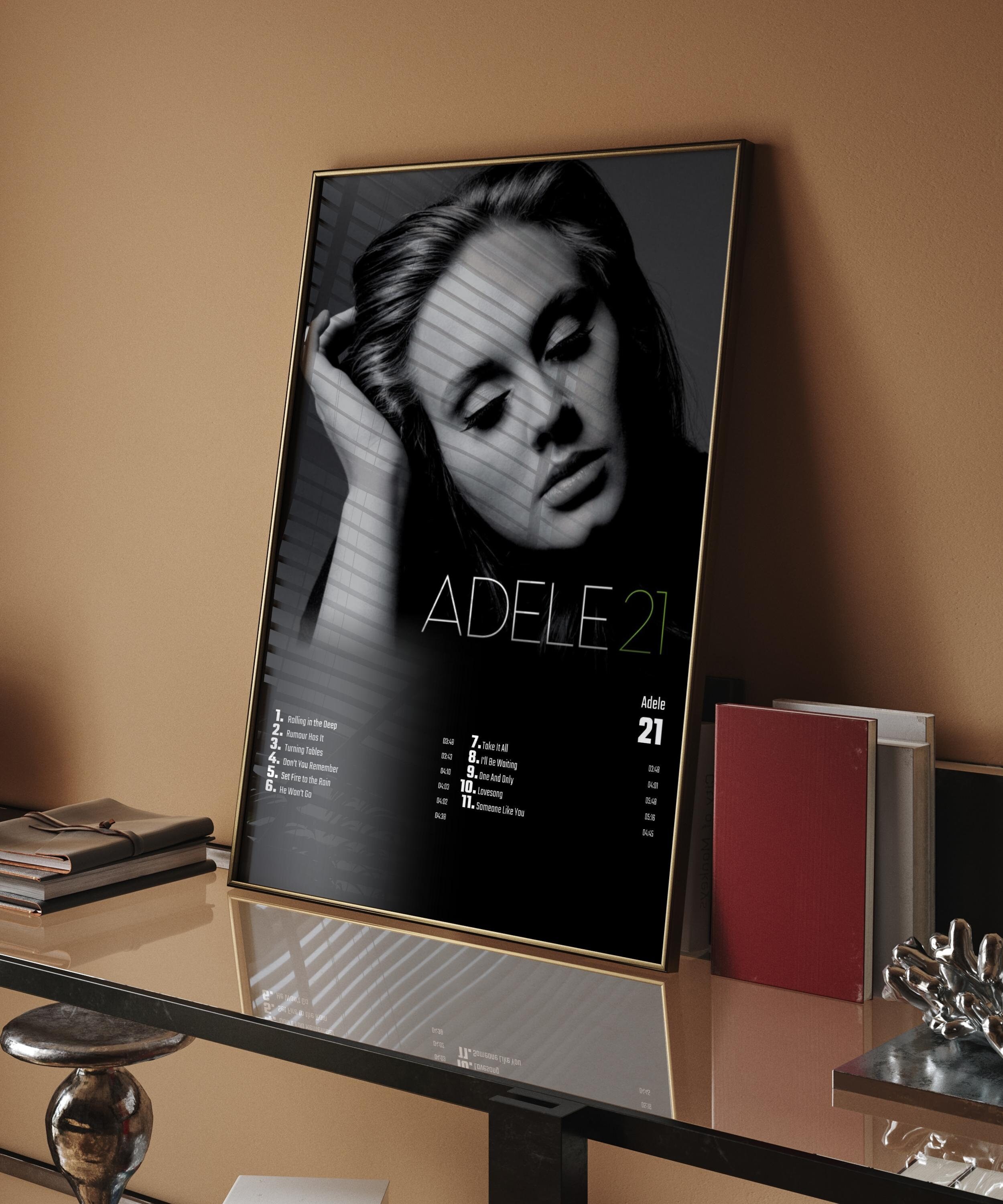 Adele 21 Album Cover Poster for Home Wall Art - Etsy