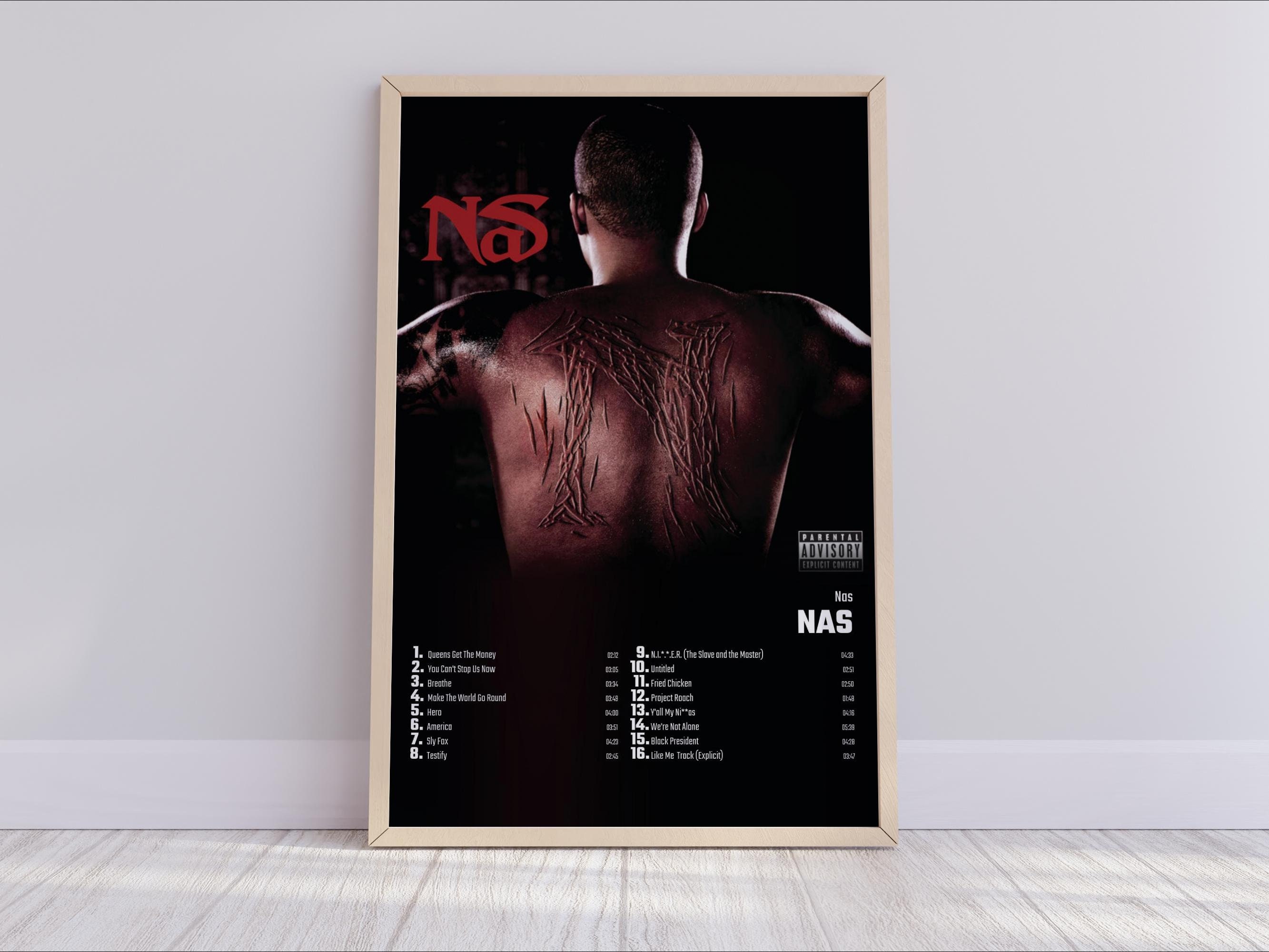 Nas Nas Album Cover Poster for Home Wall Art - Etsy