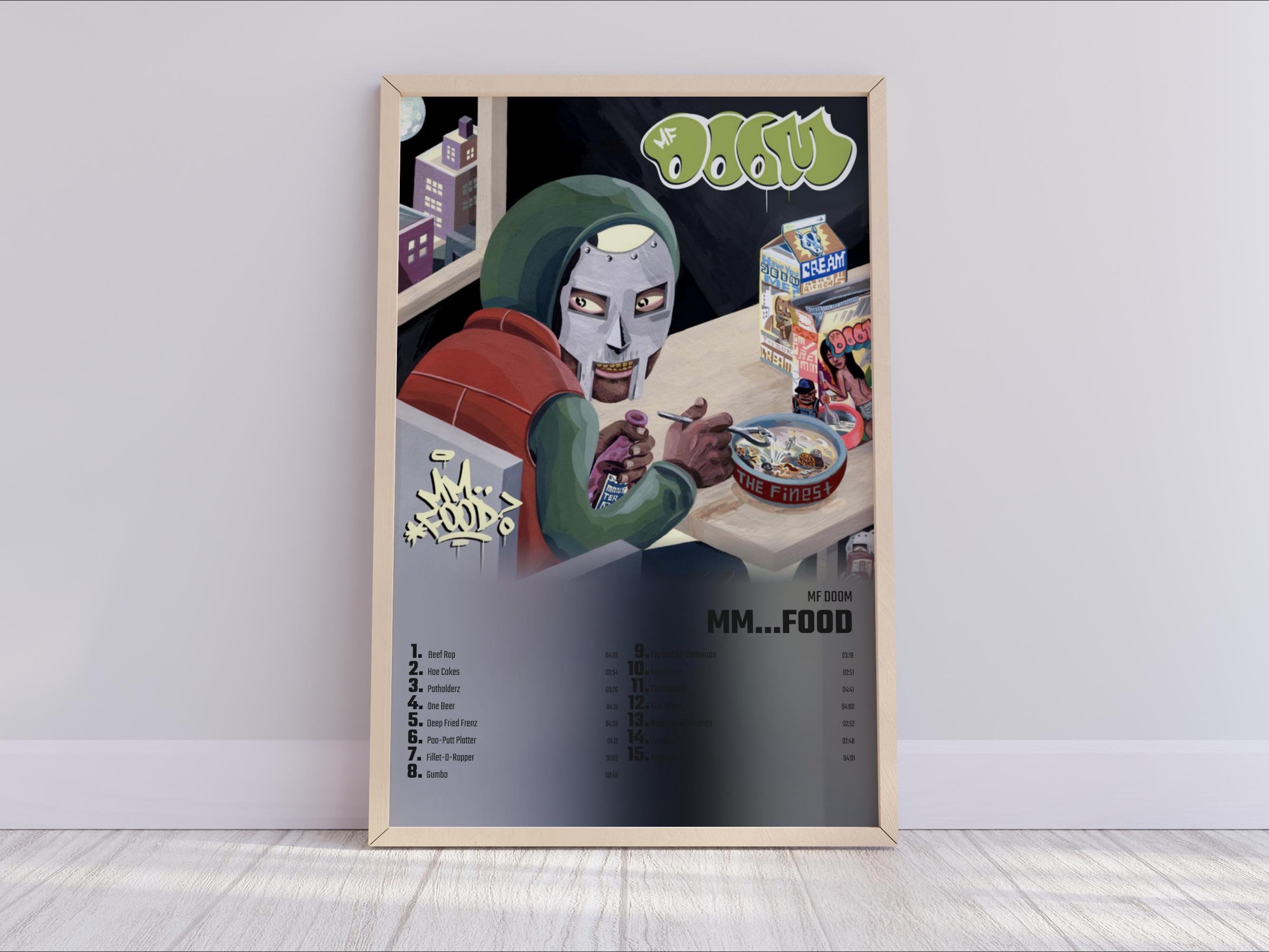 MF Dooom - Mm..food Album Cover Poster sold by MohameEssam | SKU ...