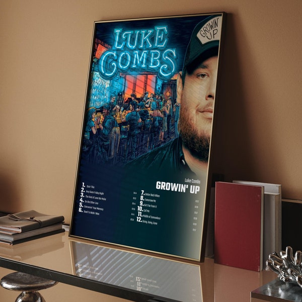 Luke Combs Wall Poster - Etsy