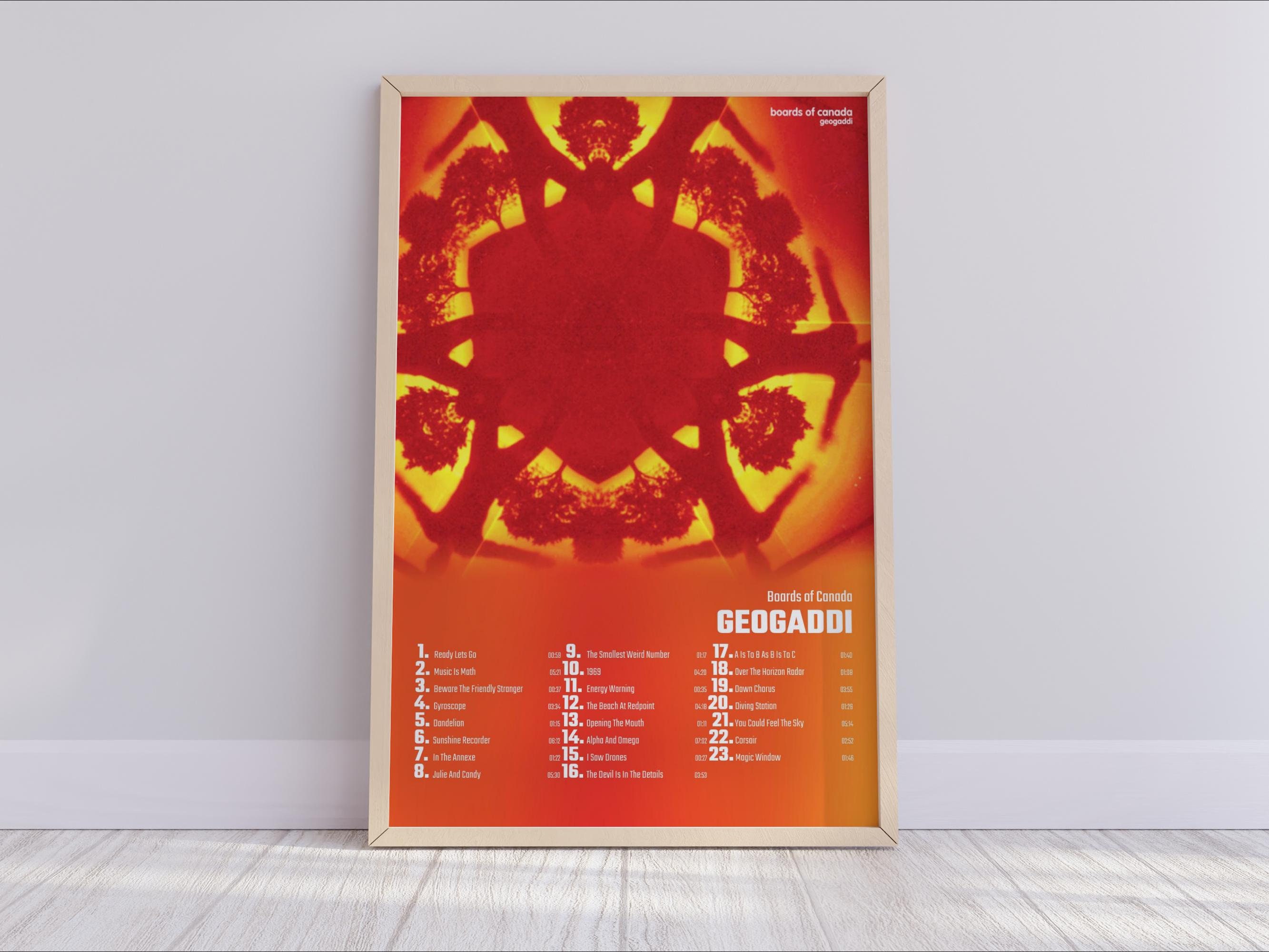 Boards of Canada - Geogaddi Album Cover Poster sold by Muddy St Lucia ...