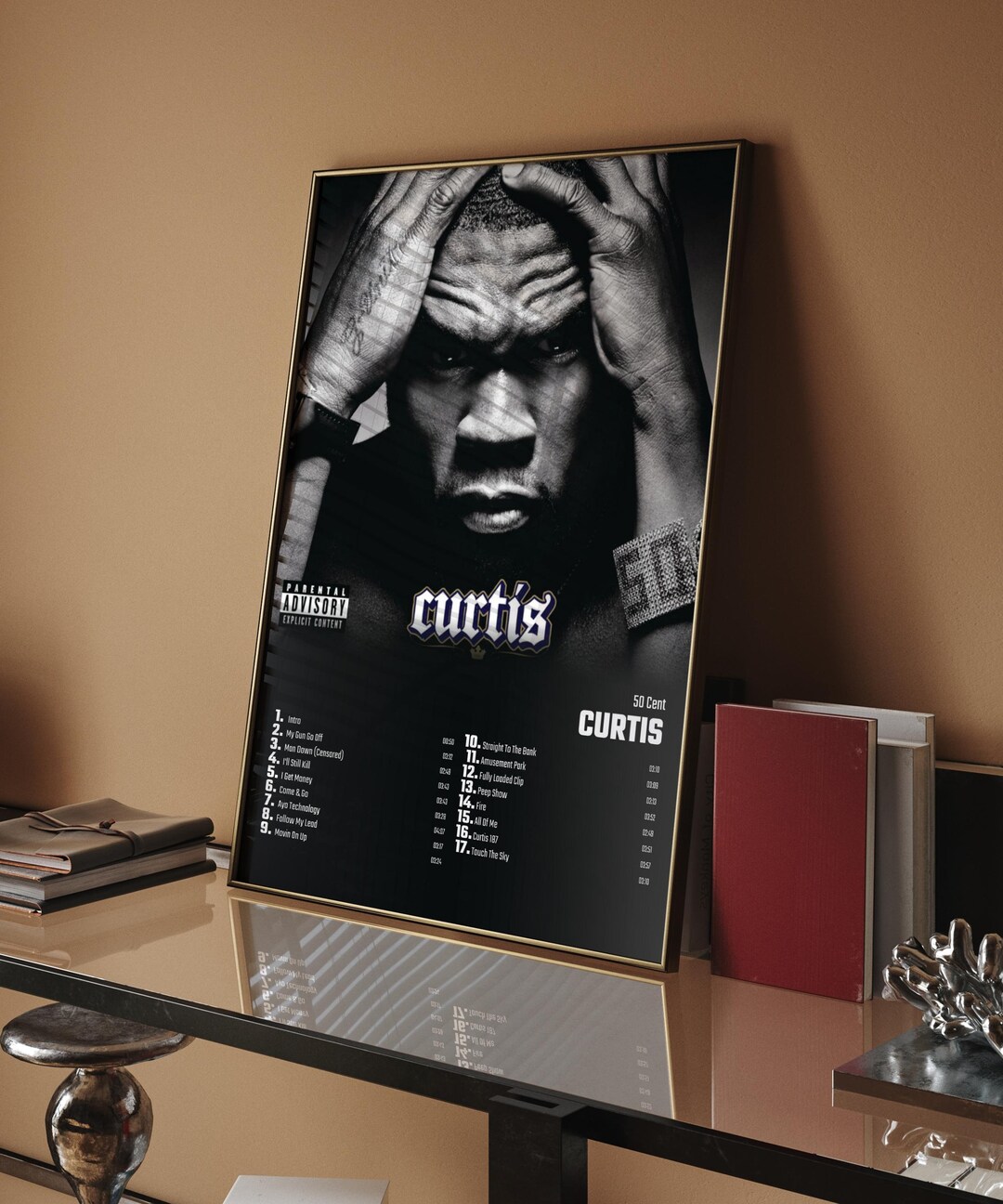 50 Cent Curtis Album Cover Poster for Home Wall Art - Etsy