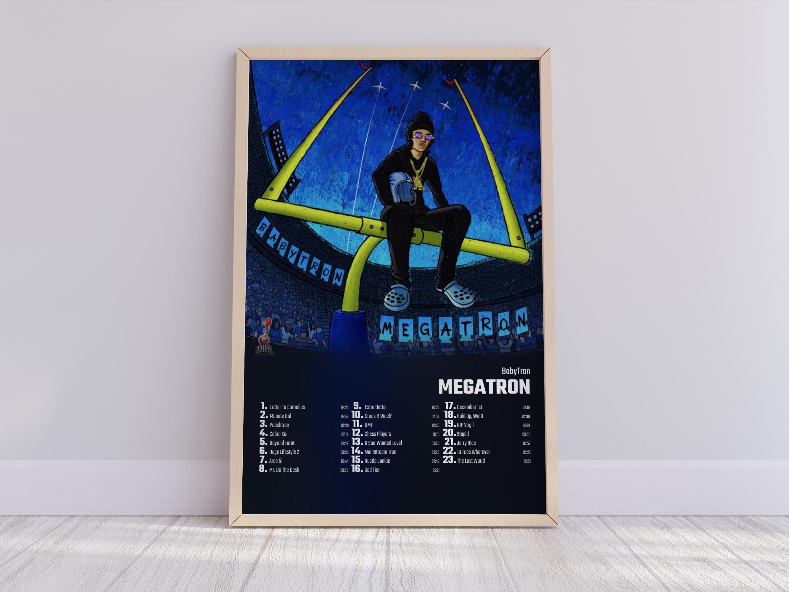 BabyTron - Megatron Album Cover Poster sold by Gil | SKU 55392791 ...