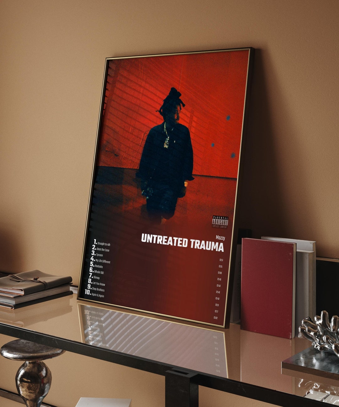 Mozzy Untreated Trauma Album Cover Poster for Home Wall Art - Etsy