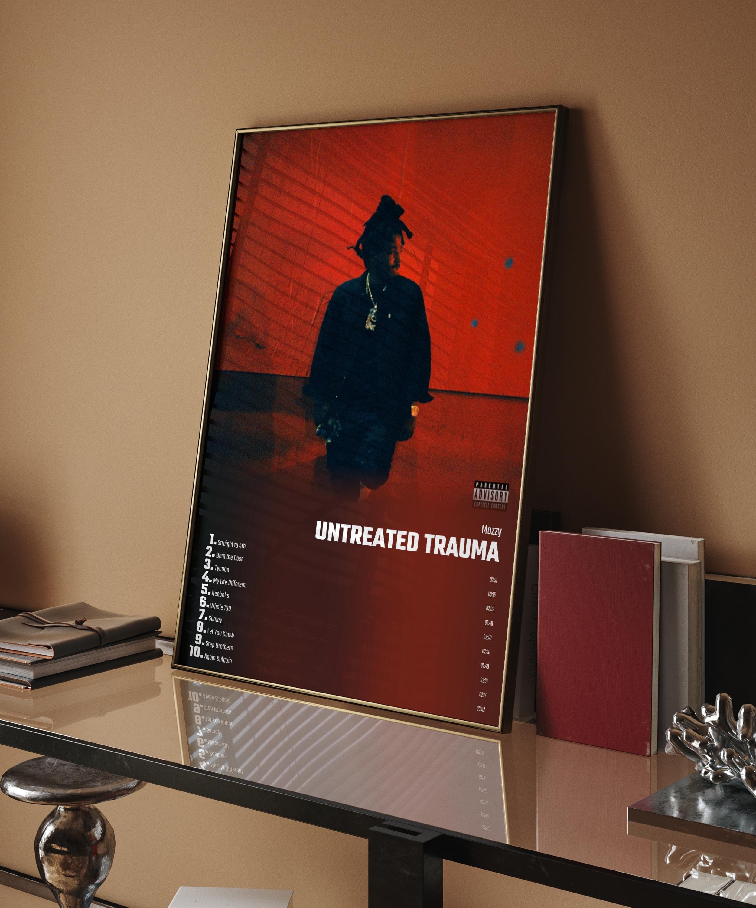 Mozzy Untreated Trauma Album Cover Poster for Home Wall Art - Etsy