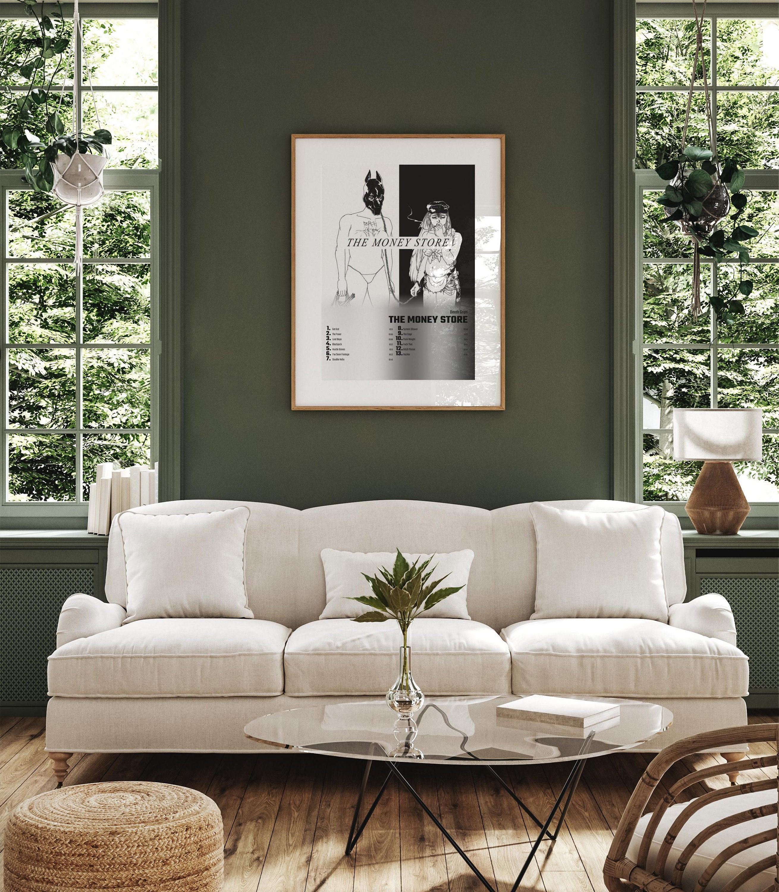 Death Grips - The Money Store Album Cover Poster Designed & Sold By ...