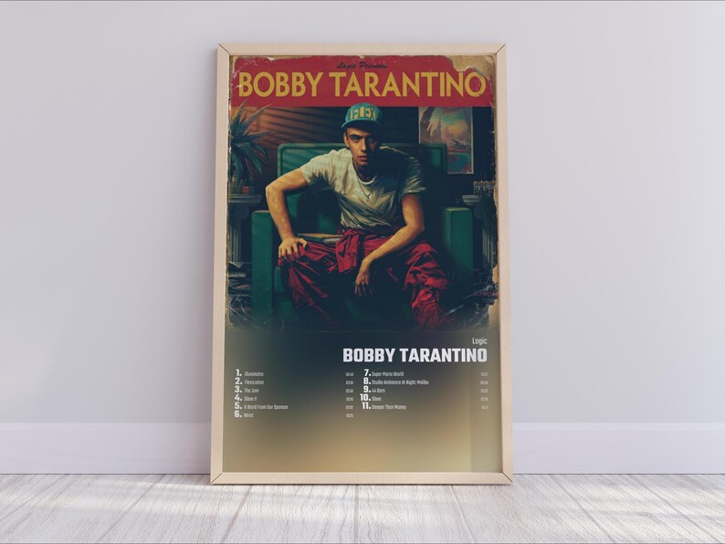 Logic Bobby Tarantino Album Cover Poster For Home Wall Art Etsy Australia