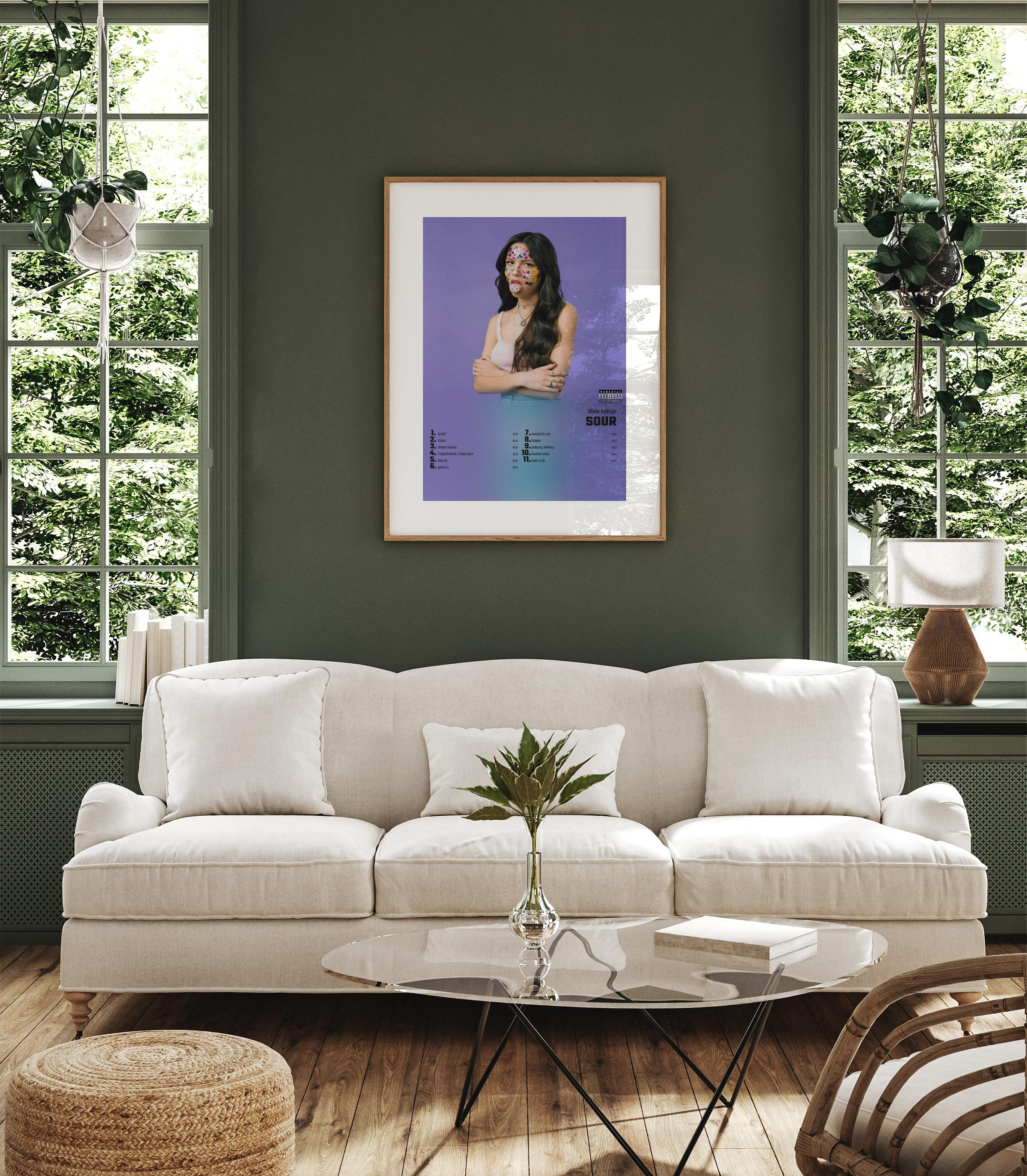 Olivia Rodrigo - SOUR | Album Cover Poster sold by Angry | SKU 44541557 ...