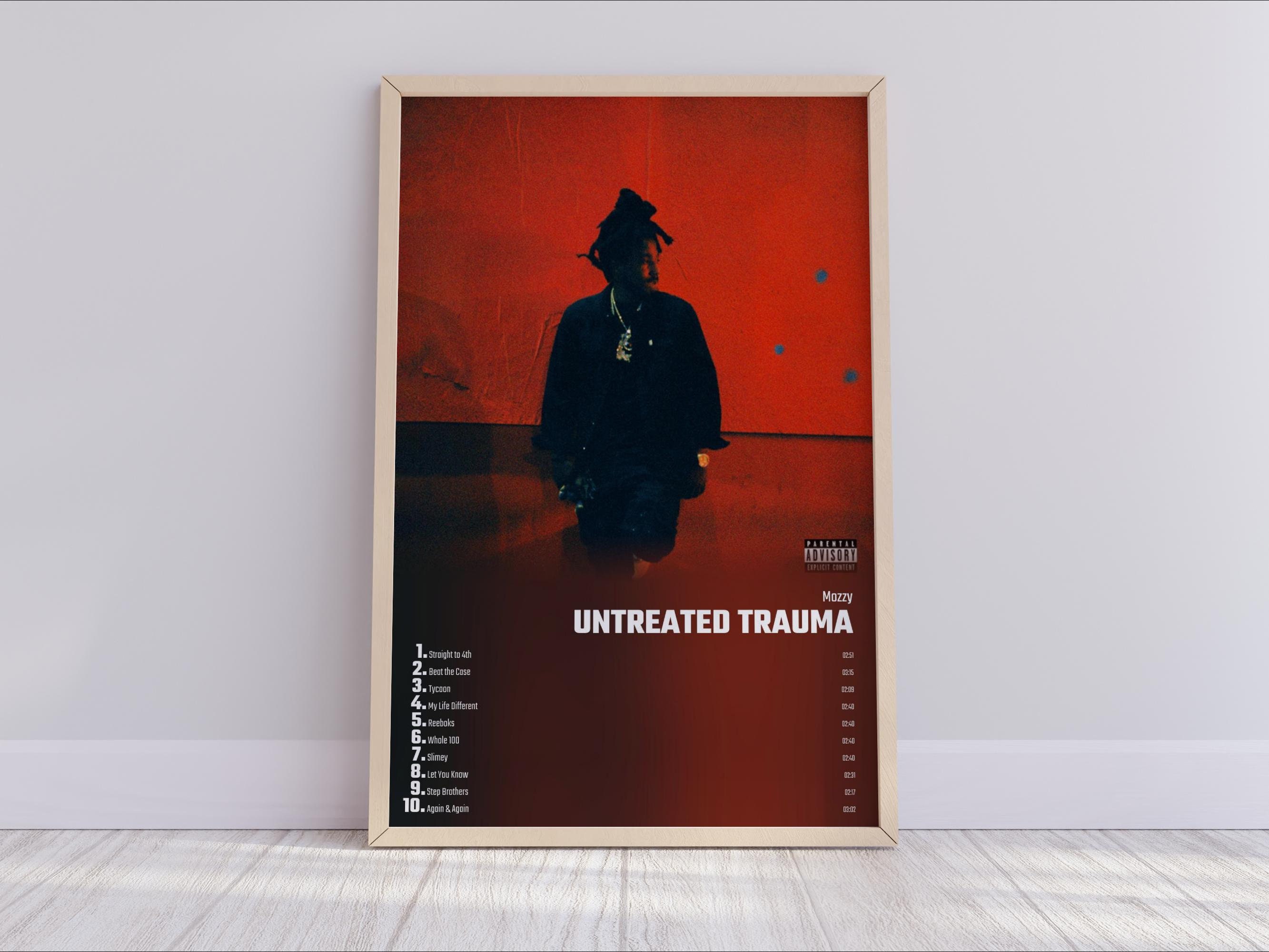 Mozzy Untreated Trauma Album Cover Poster for Home Wall Art - Etsy
