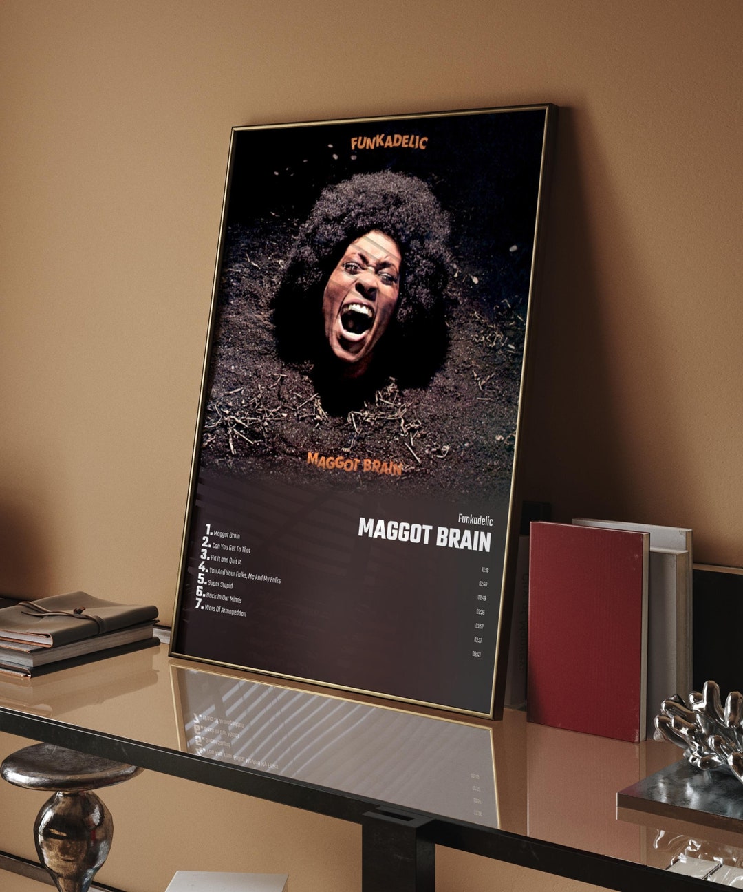Funkadelic Maggot Brain Album Cover Poster for Home Wall Art - Etsy