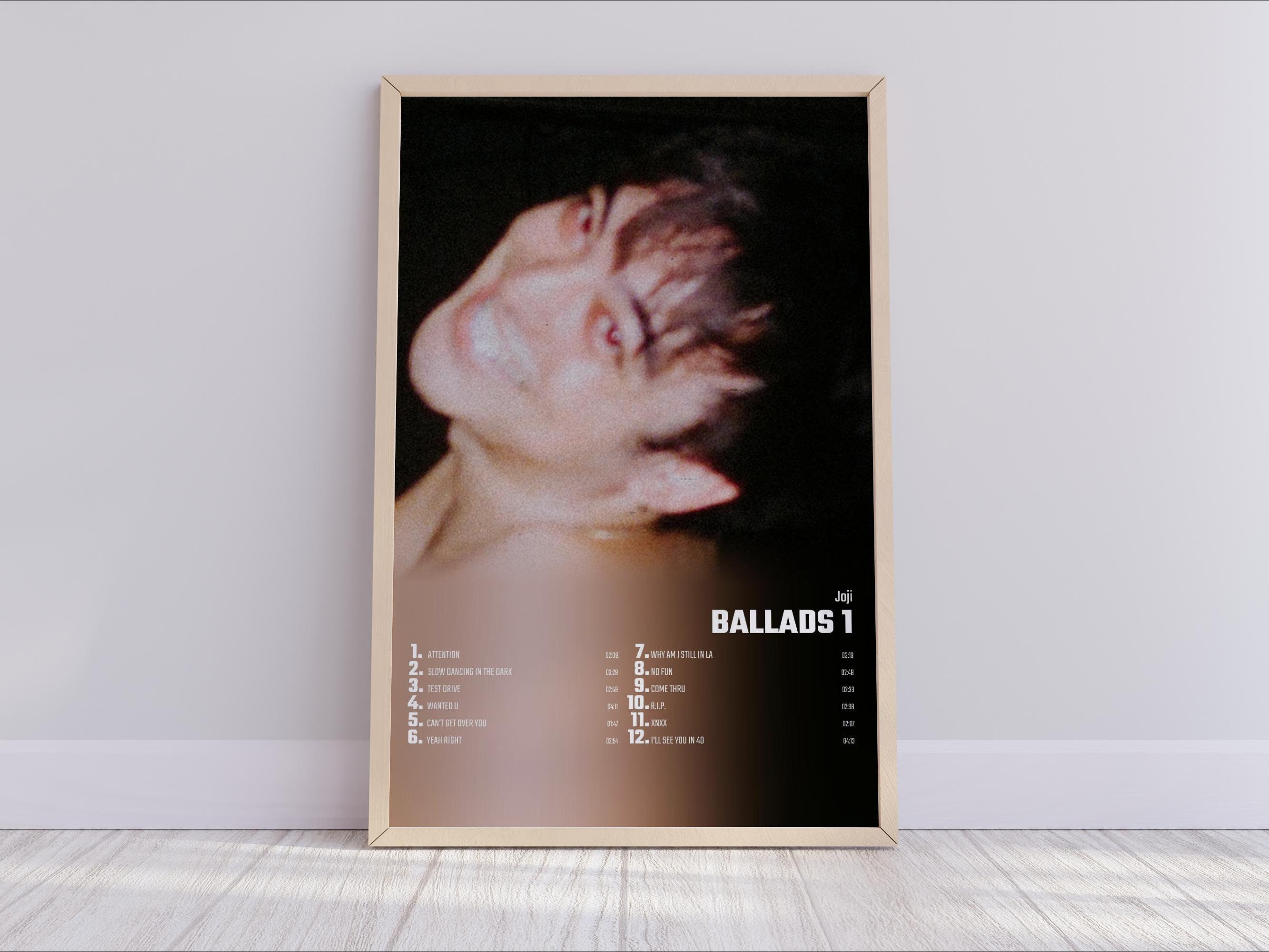 Joji Ballads 1 Album Cover Poster for Home Wall Art - Etsy