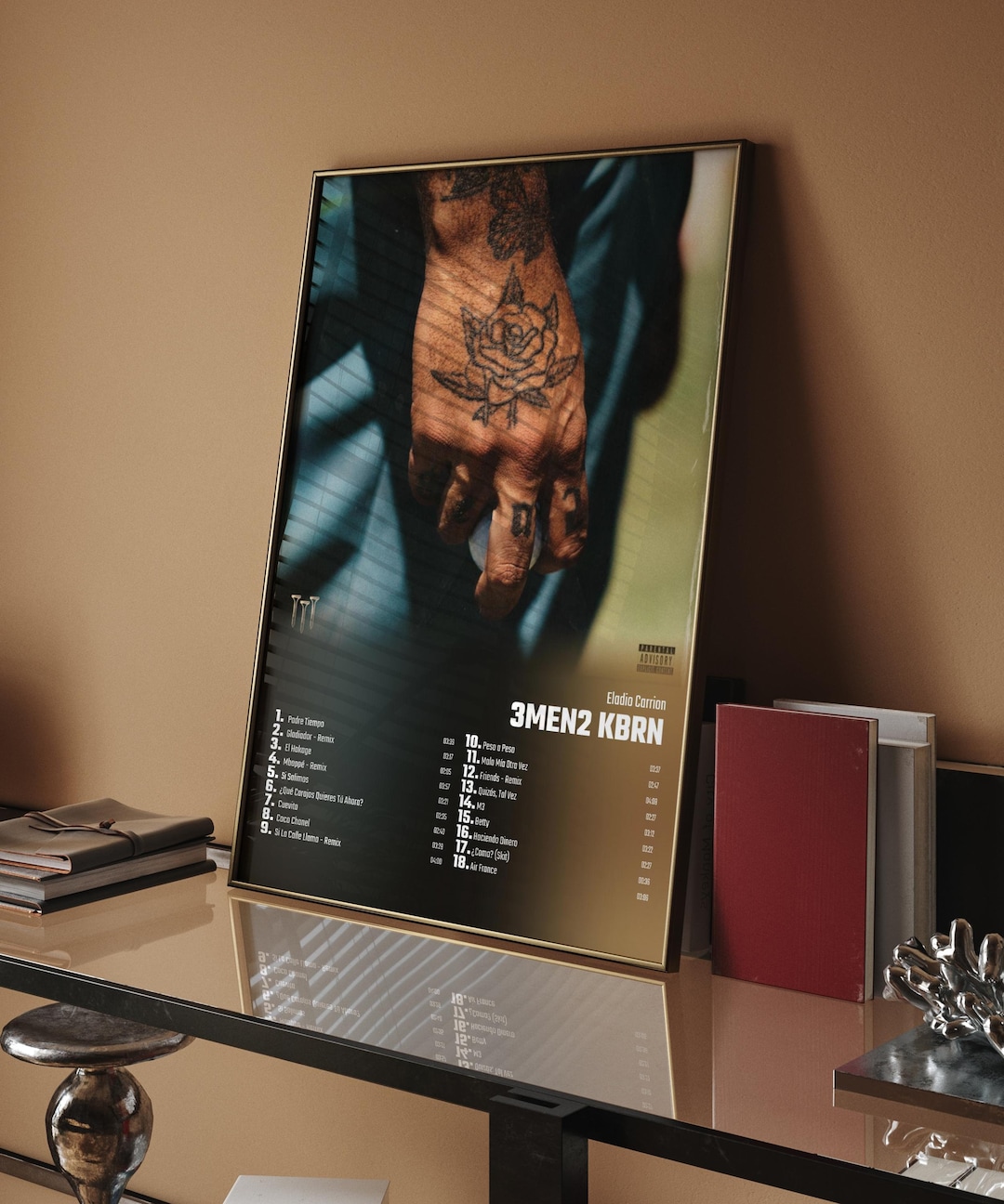 Eladio Carrion 3men2 Kbrn Album Cover Poster for Home Wall - Etsy