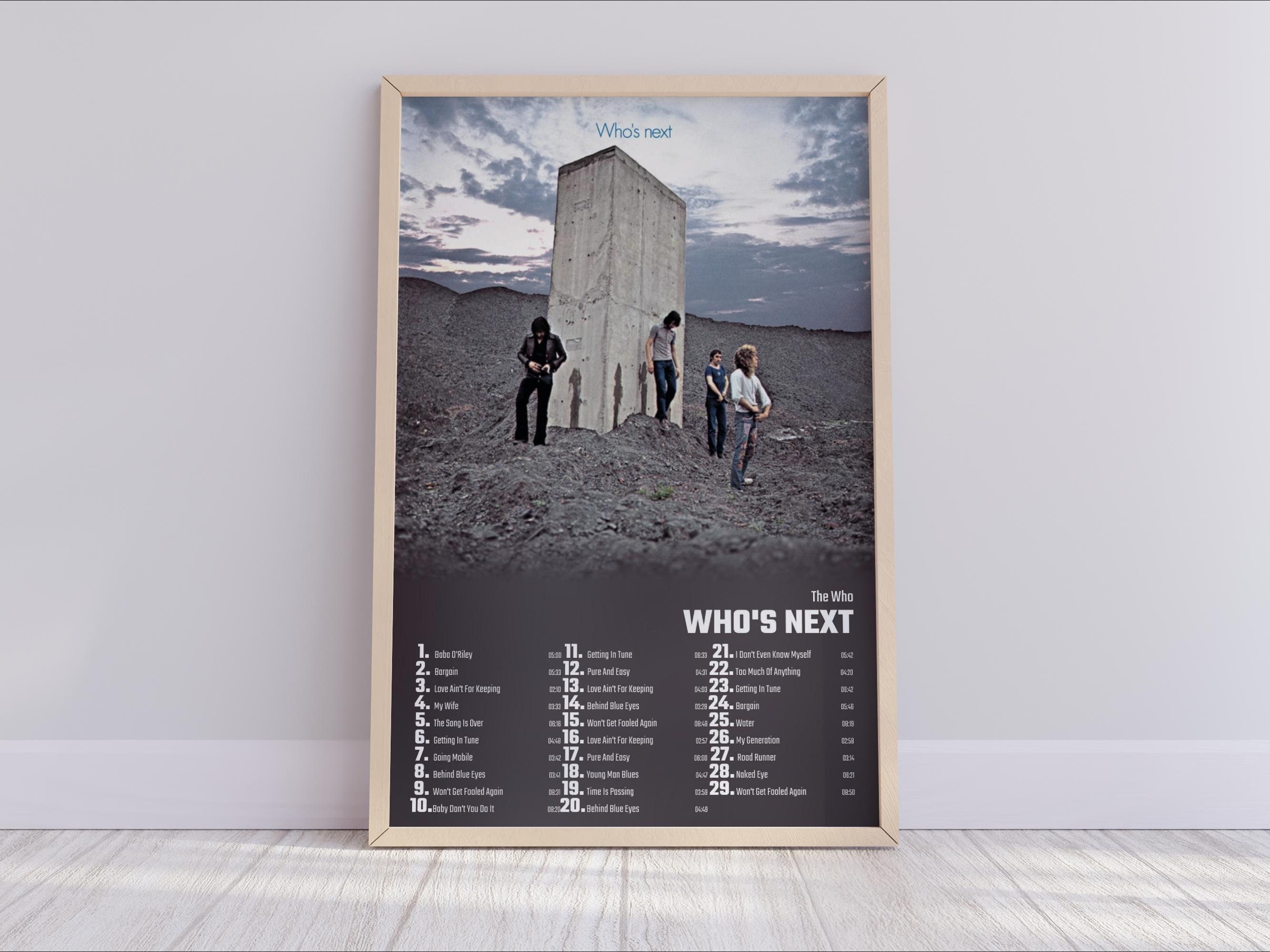 The Who - Who's Next Album Cover Poster sold by Quarsh Panaka Plum ...