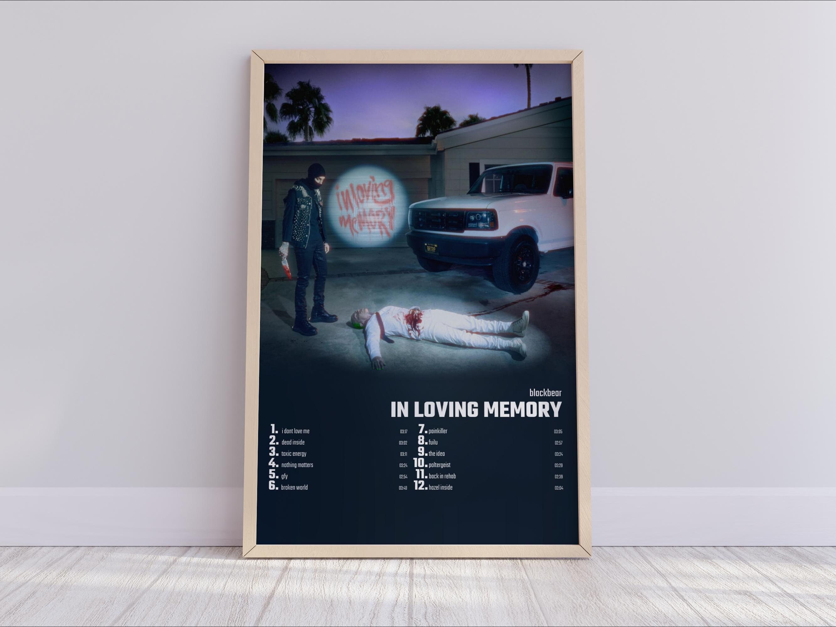 Blackbear in Loving Memory Album Cover Poster for Home Wall - Etsy UK