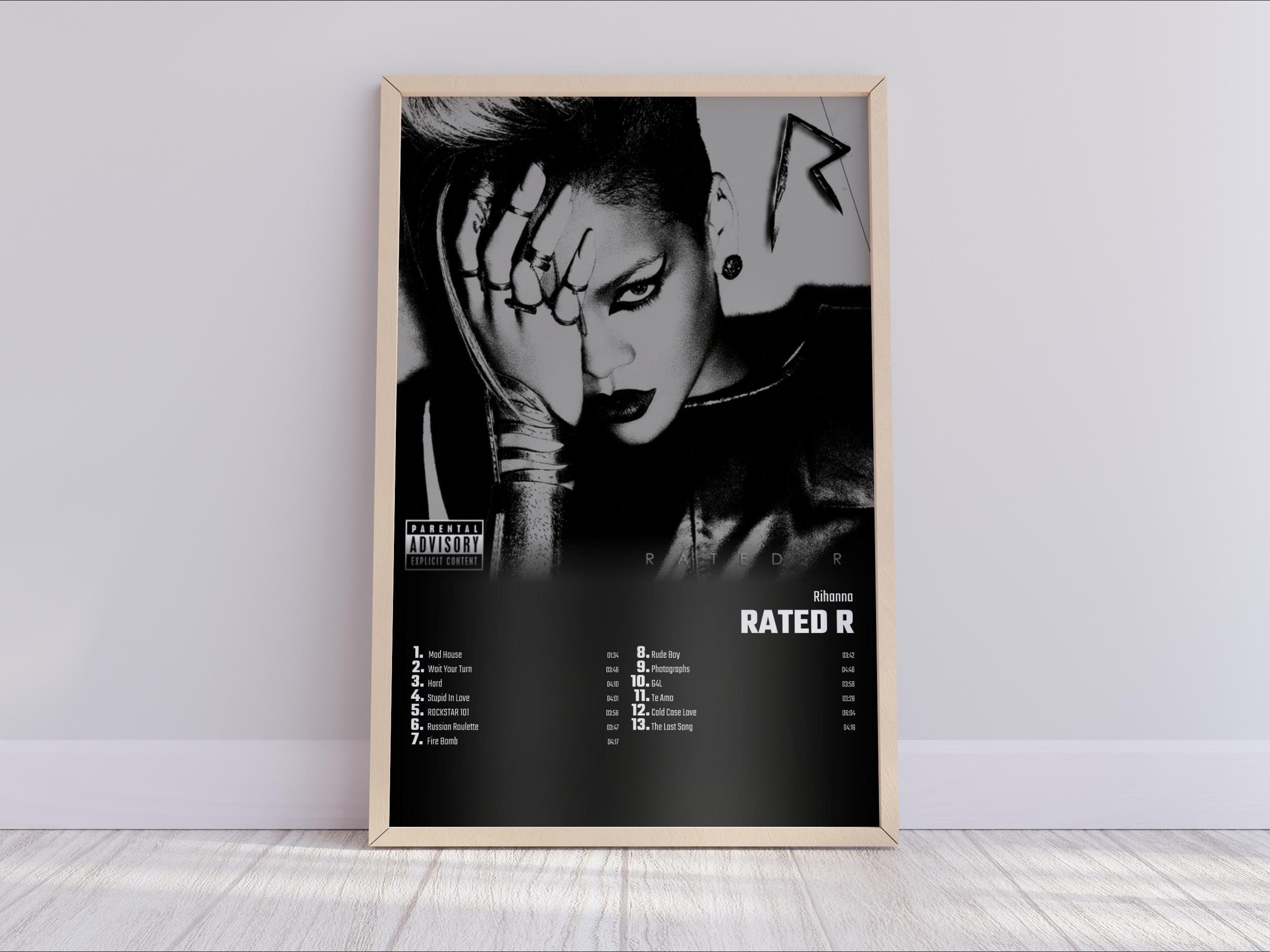 Rihanna - Rated R Album Cover Poster sold by Televised Camellia | SKU ...