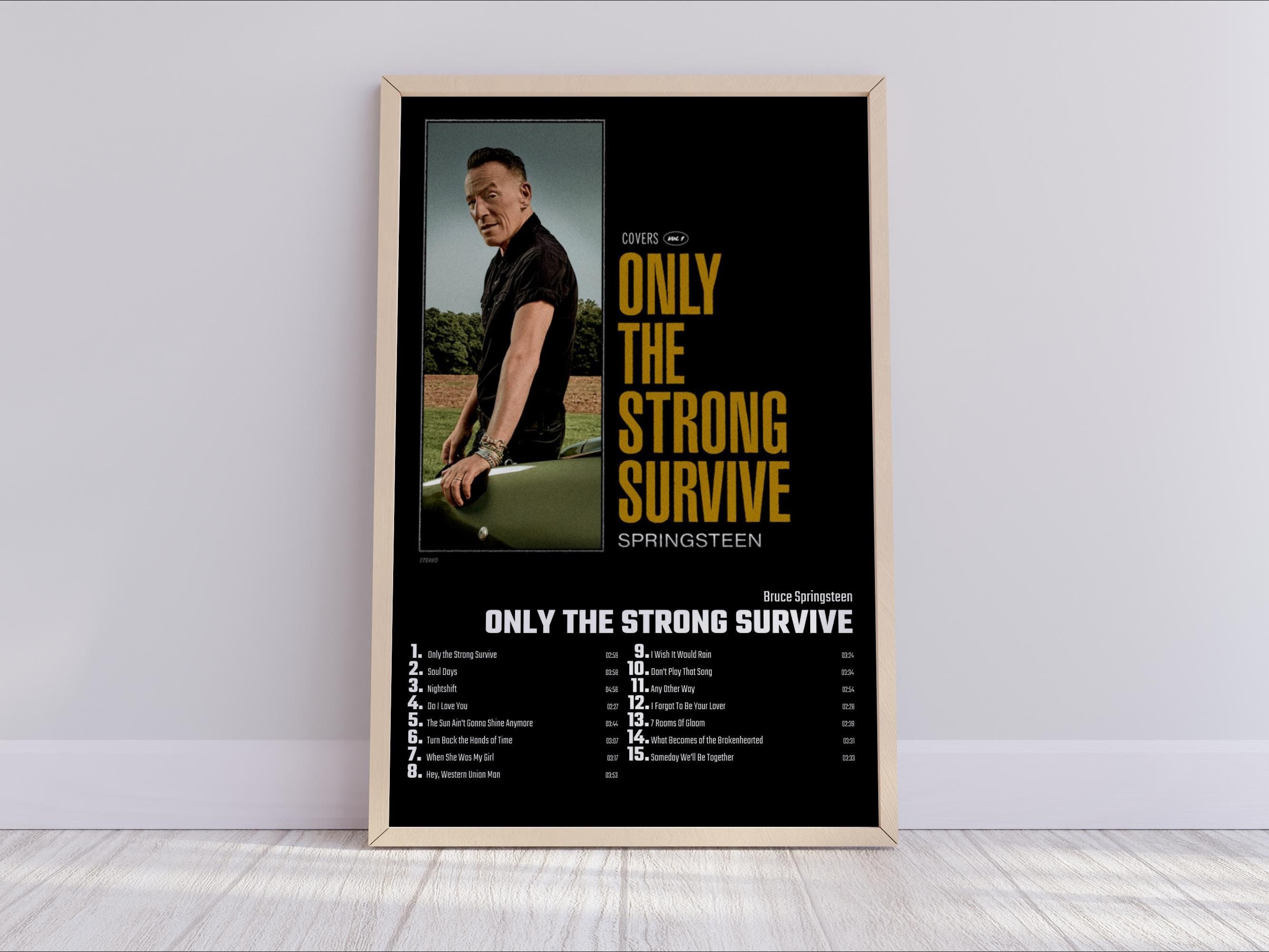 Bruce Springsteen - Only The Strong Survive | Album Cover Poster For ...