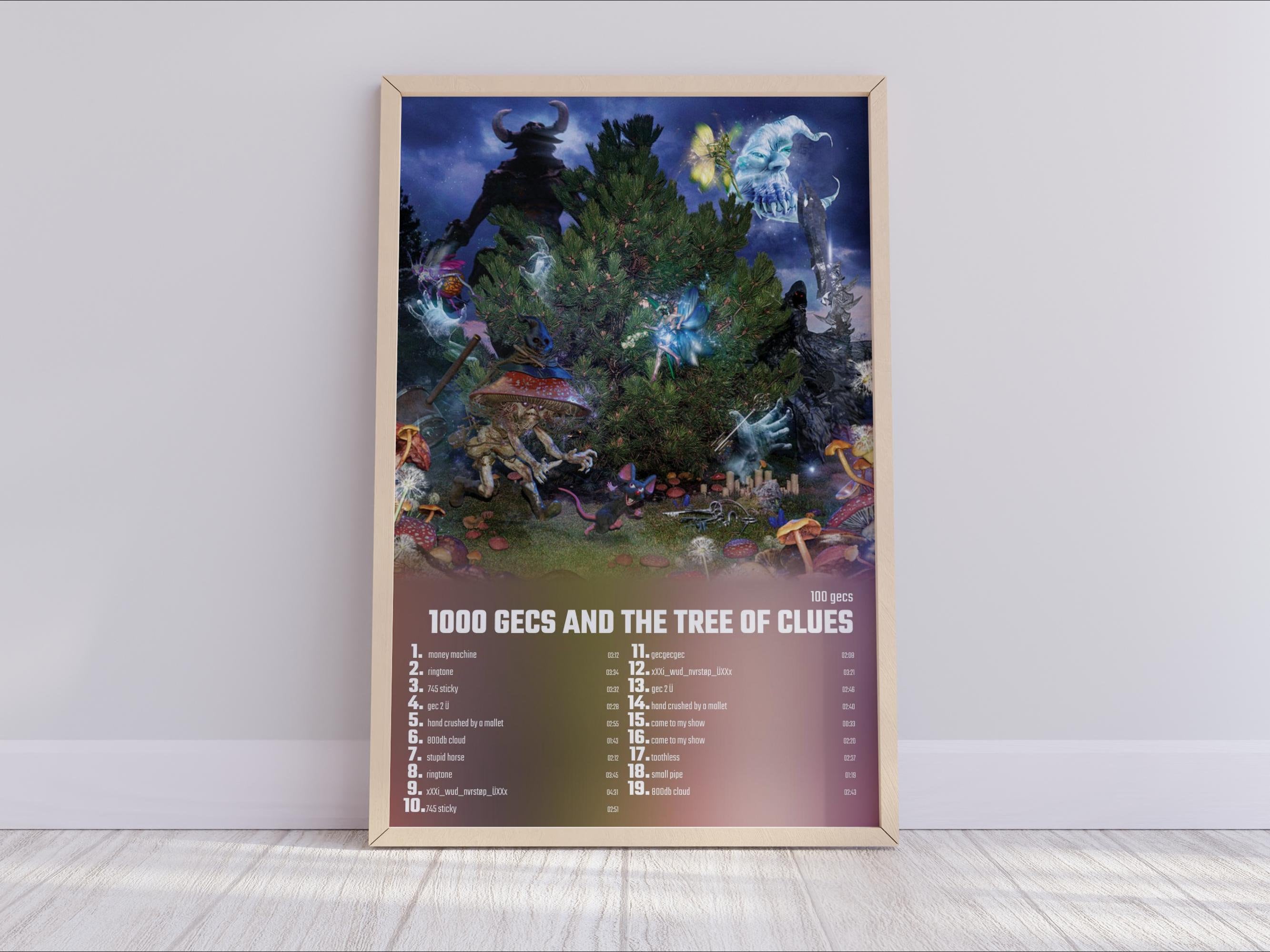 100 Gecs - 1000 Gecs And The Tree Of Clues Album Cover Poster Designed ...