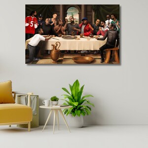 Last Supper Best Rappers of the History Canvas Wall Art, Hip-hop Canvas ...