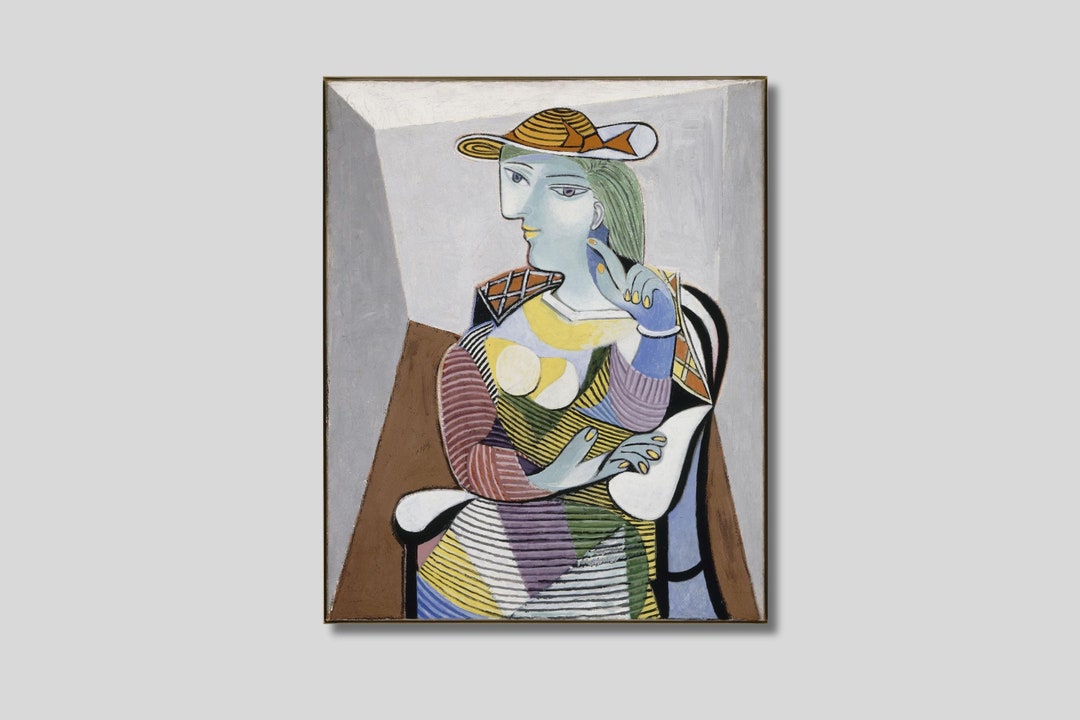 Picasso Marie-thérèse Walter Canvas Print: Cubism Woman Portrait Art - Etsy