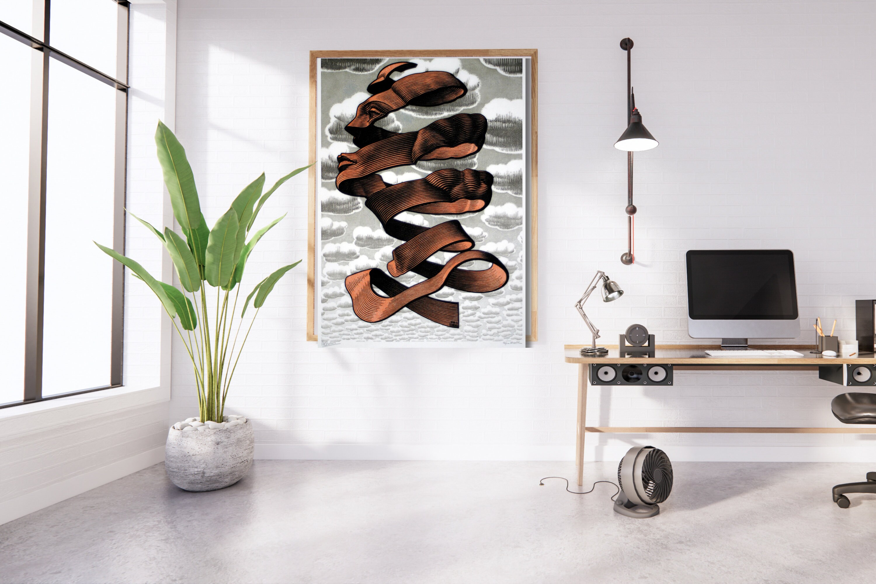 Rind by Maurits Cornelis Escher Canvas, Maurits Cornelis Escher Canvas ...