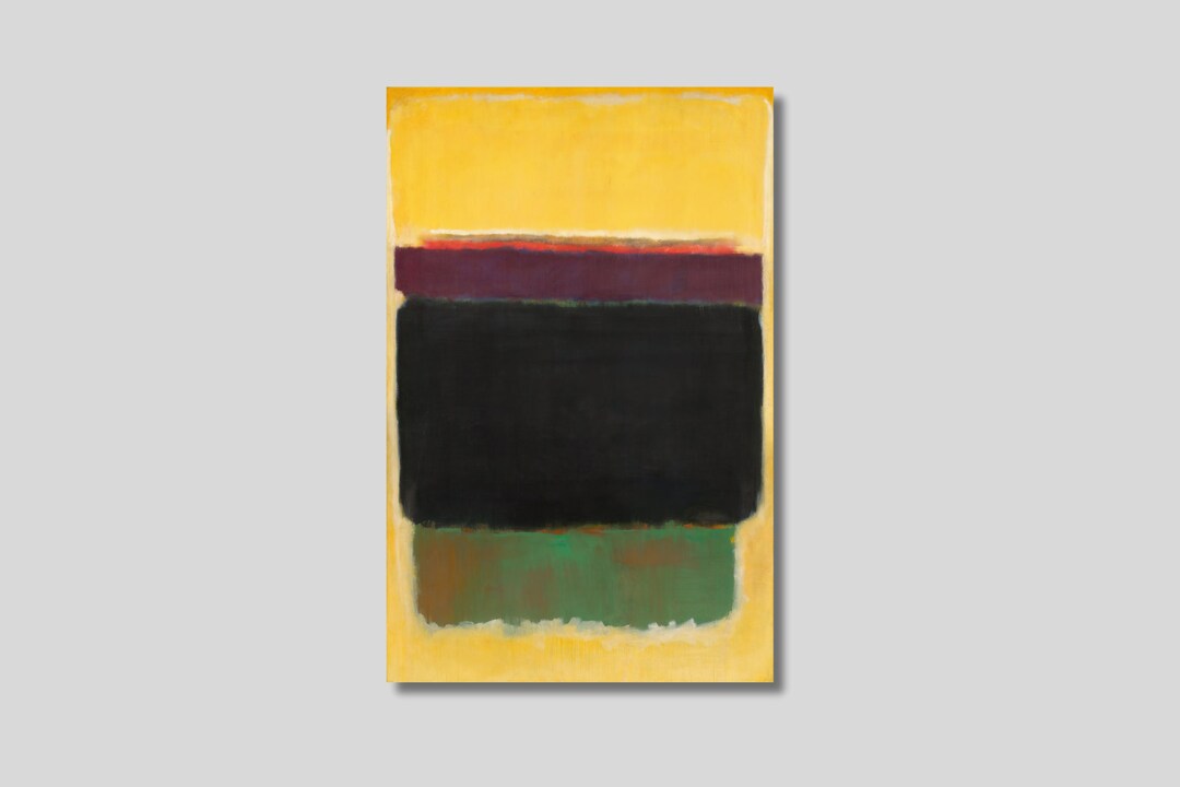 Mark Rothko Canvas Wall Art, Rothko Abstract Prints, Rothko Museum ...