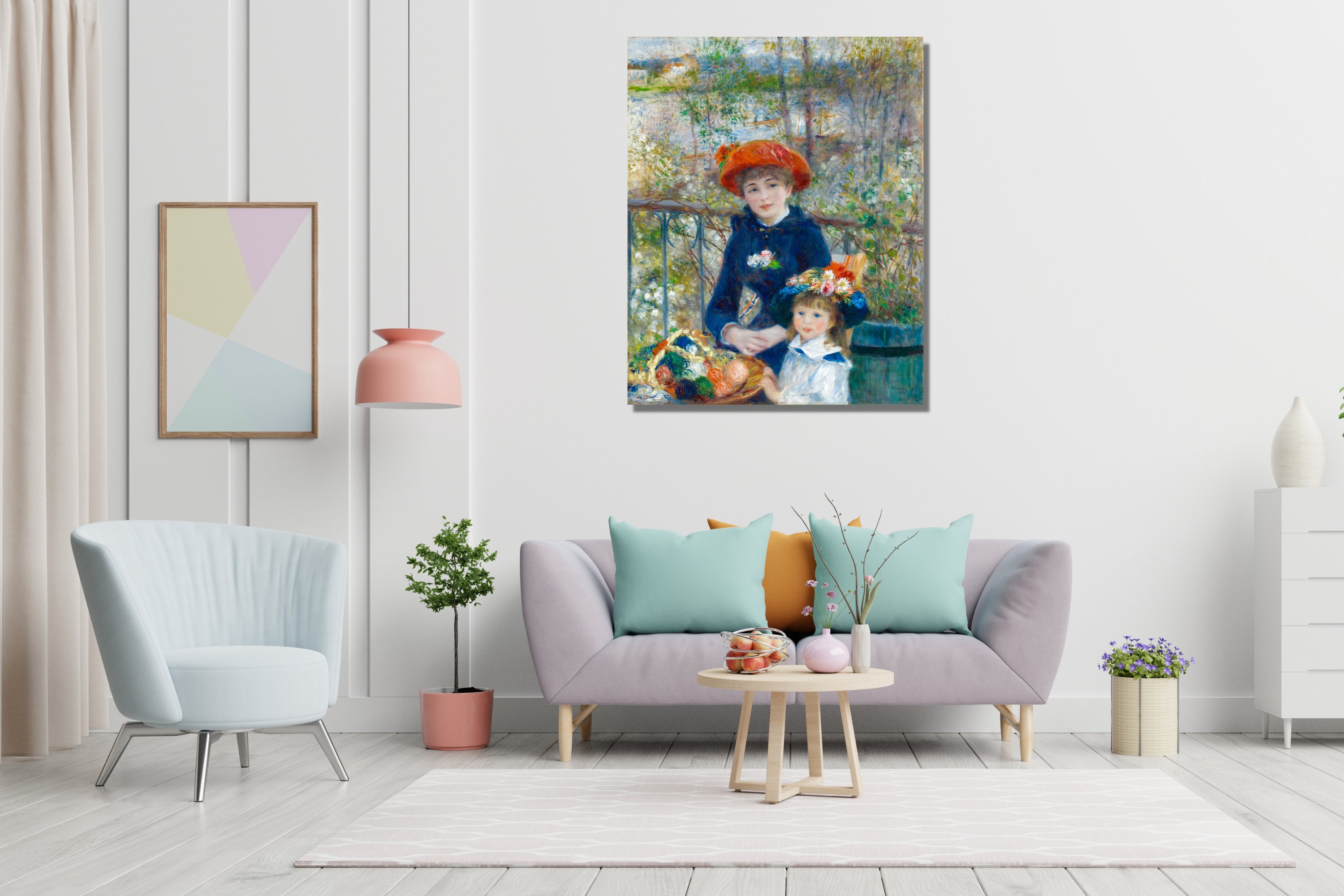 Pierre-auguste Renoir Canvas Wall Art, Pierre-auguste Renoir Two ...