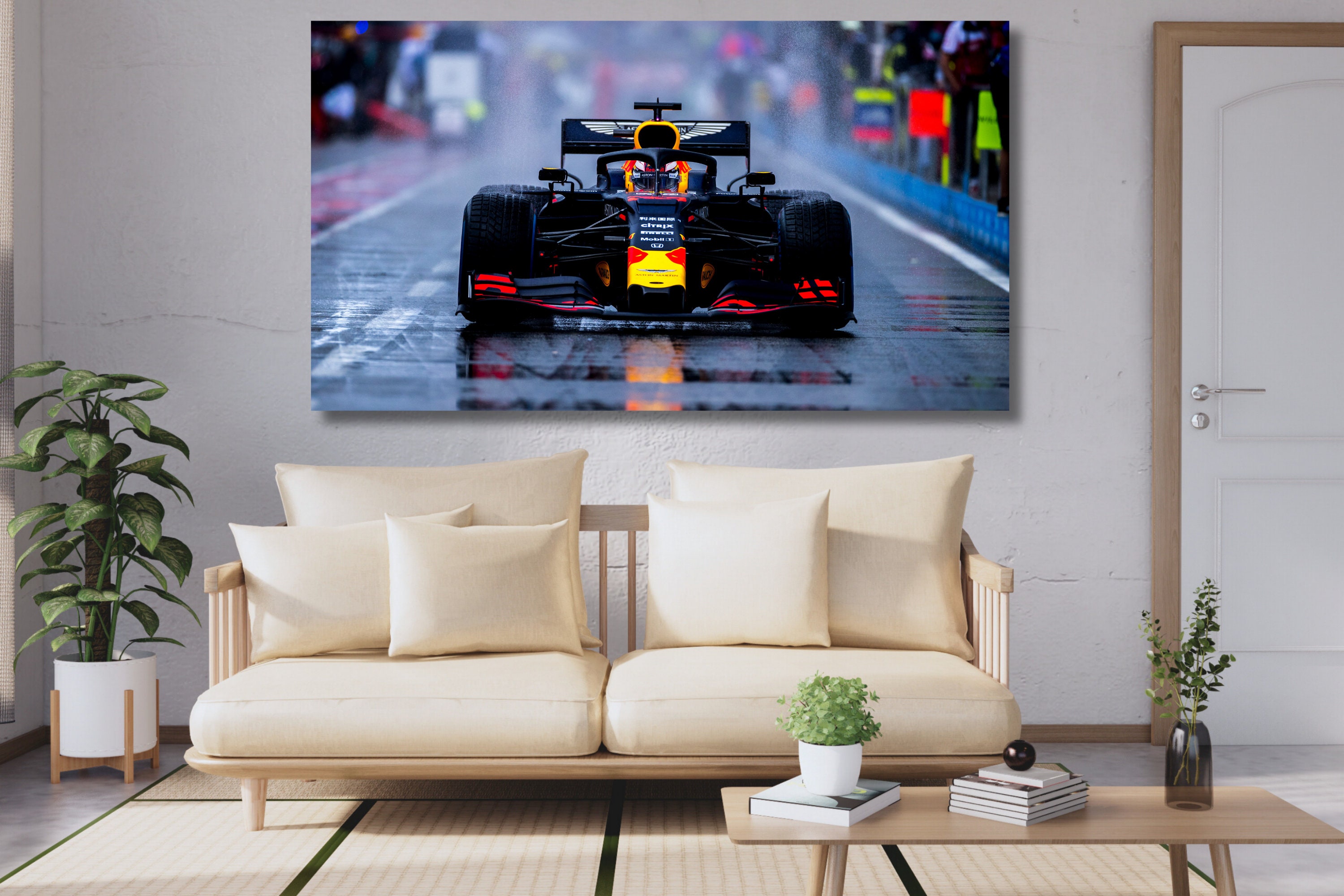 Verstappen F1 Formula One Canvas Print, Formula 1 Wall Art, Verstappen ...