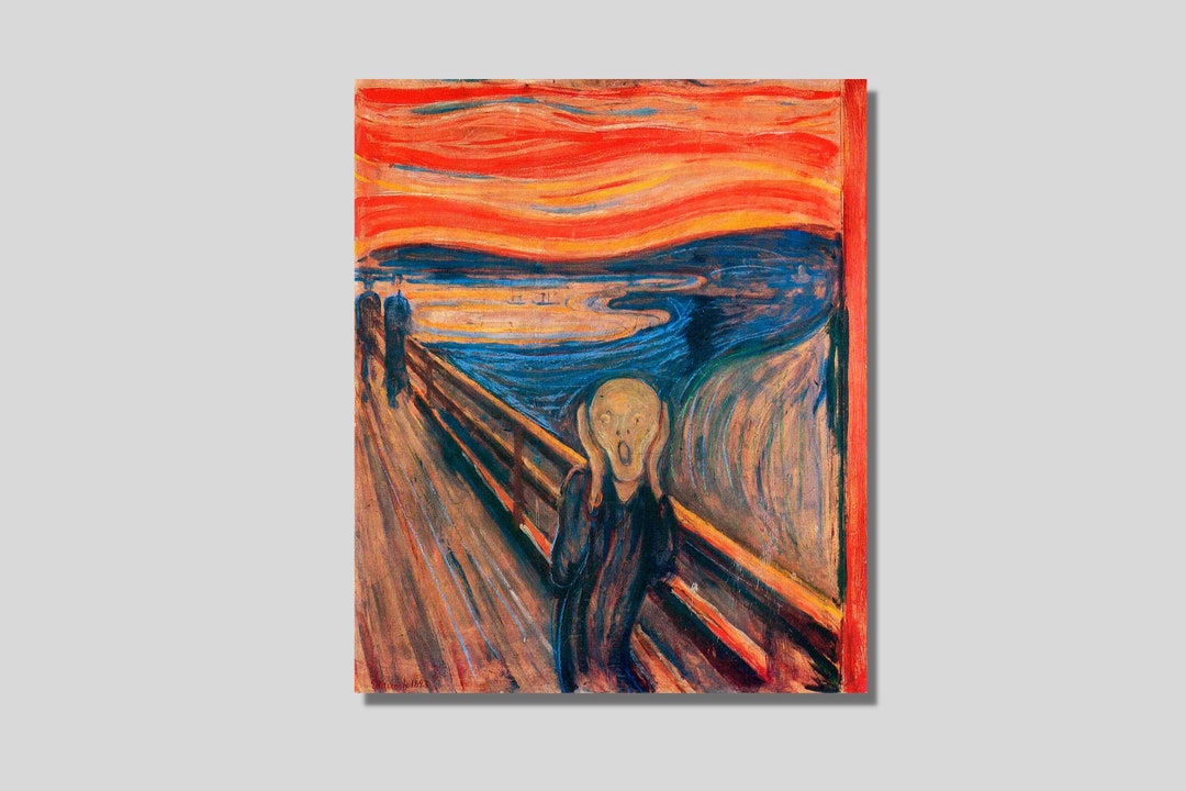 The Scream Canvas Print, Edvard Munch Painting, Classic Art ...