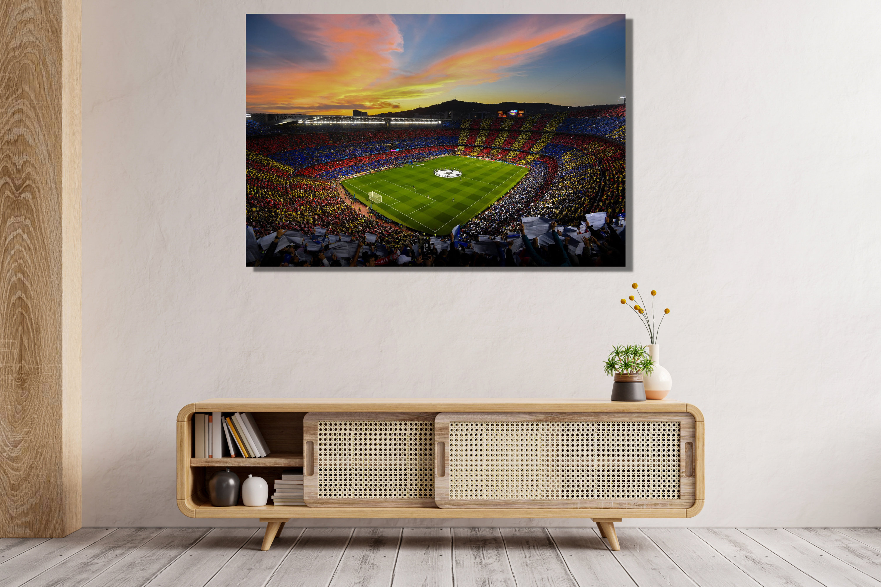 Camp Nou Stadium Canvas, Camp Nou Wall Art, Stadium of Barcelona Poster ...