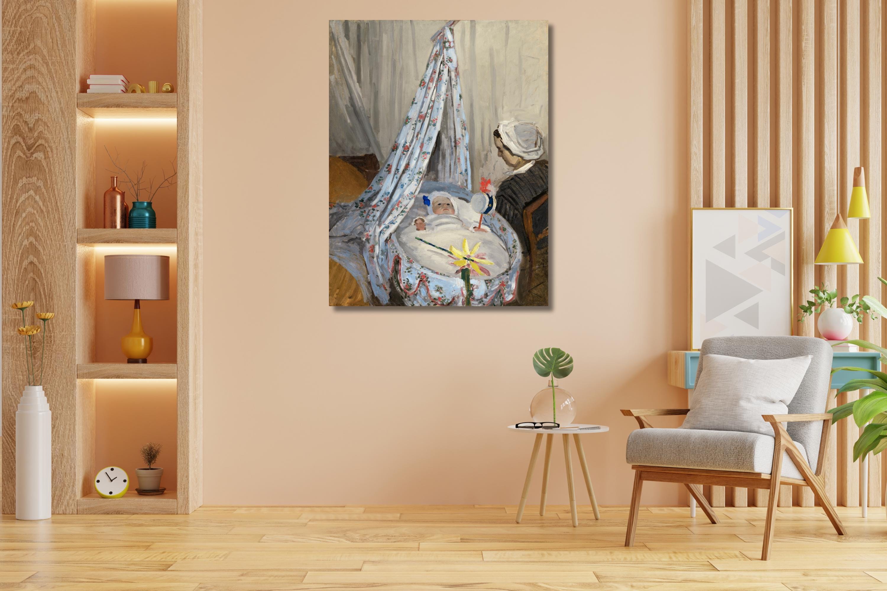 Claude Monet the Cradle Canvas Print, Camille With the Artist’s Son ...