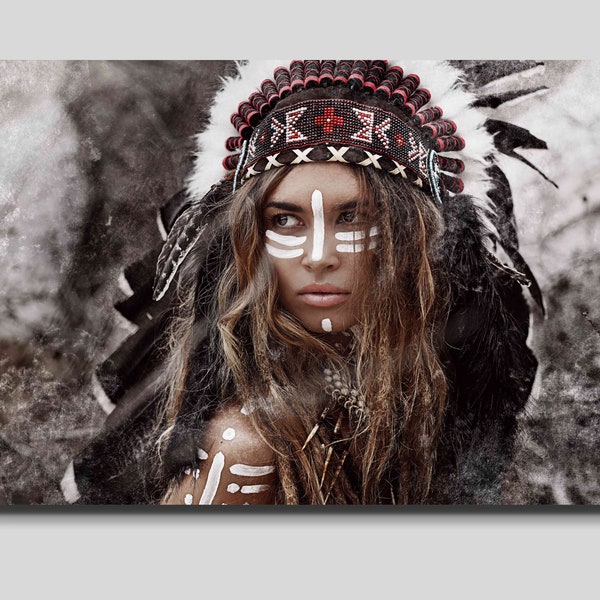 Native American Girl - Etsy