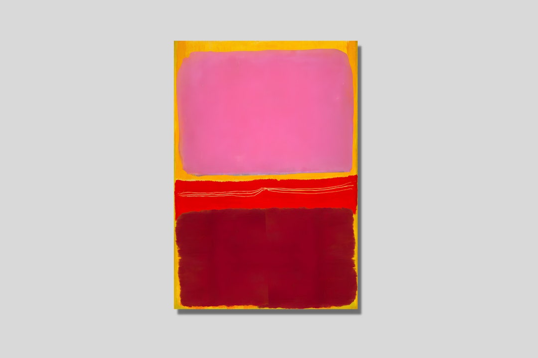 Mark Rothko Wall Art, Reproduction Painting, Rothko's Favorite Painting ...
