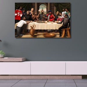 Last Supper Best Rappers of the History Canvas Wall Art, Hip-hop Canvas ...