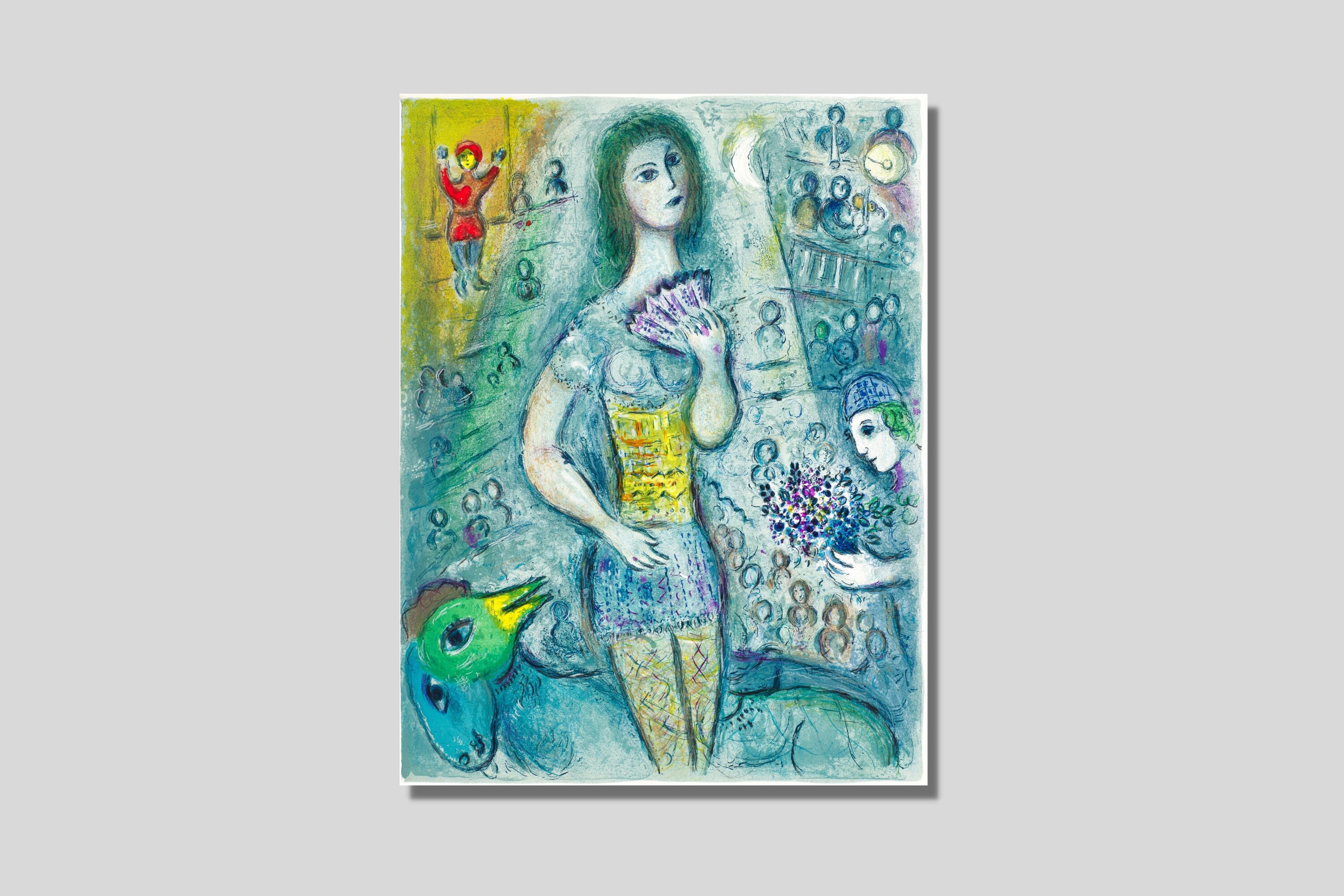 Marc Chagall Circus One Plate Art Print, Le Cirque: One Plate Canvas ...