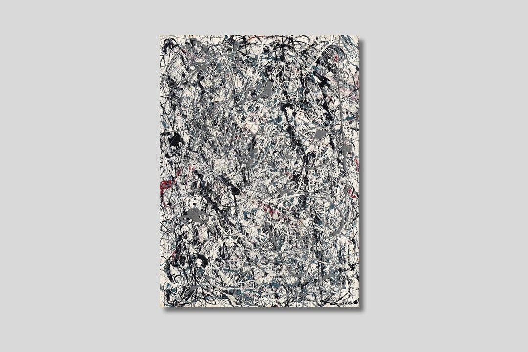 Jackson Pollock Number 19 Canvas Wall Art, Modern Home Decor ...
