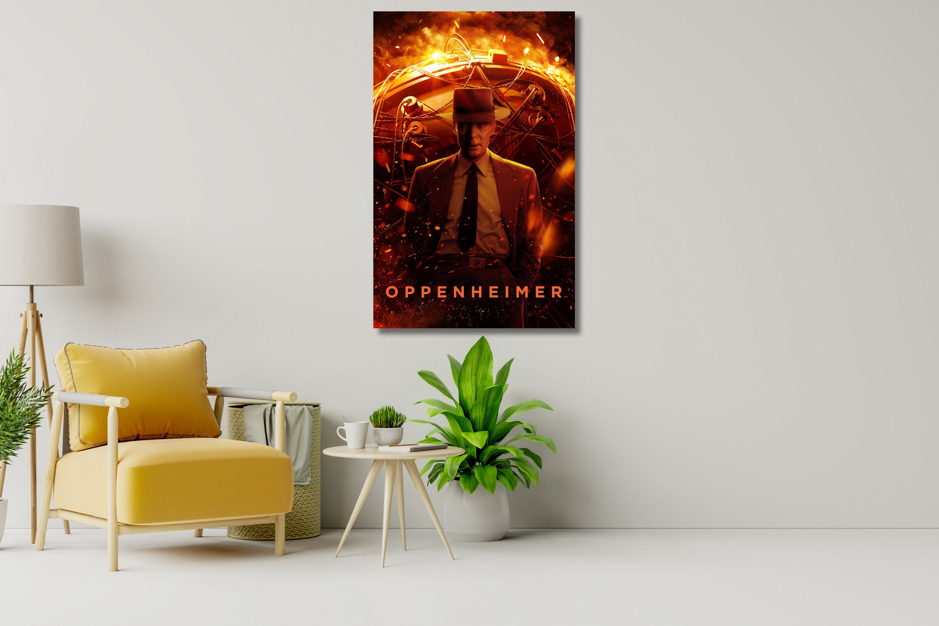 Oppenheimer Art, Christopher Nolan's 'Oppenheimer' Film Poster Designed ...