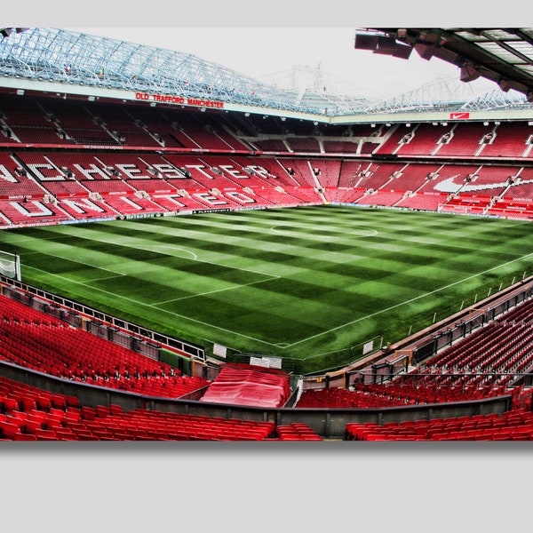 Old Trafford Framed Poster - Etsy