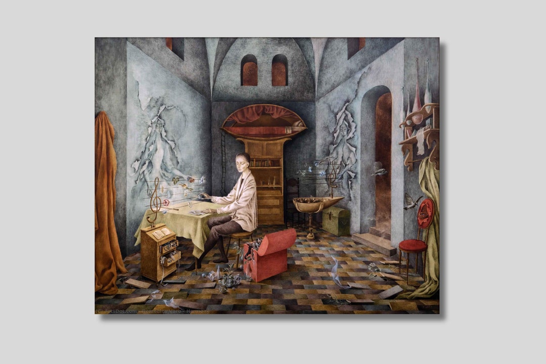 Remedios Varo Canvas Wall Art, Harmony by Remedios Varo, Varo Print ...