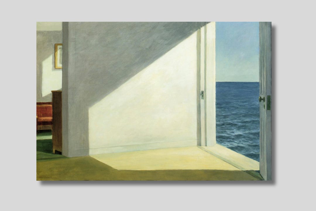 Edward Hopper 'rooms by the Sea' Canvas Art Print - Etsy