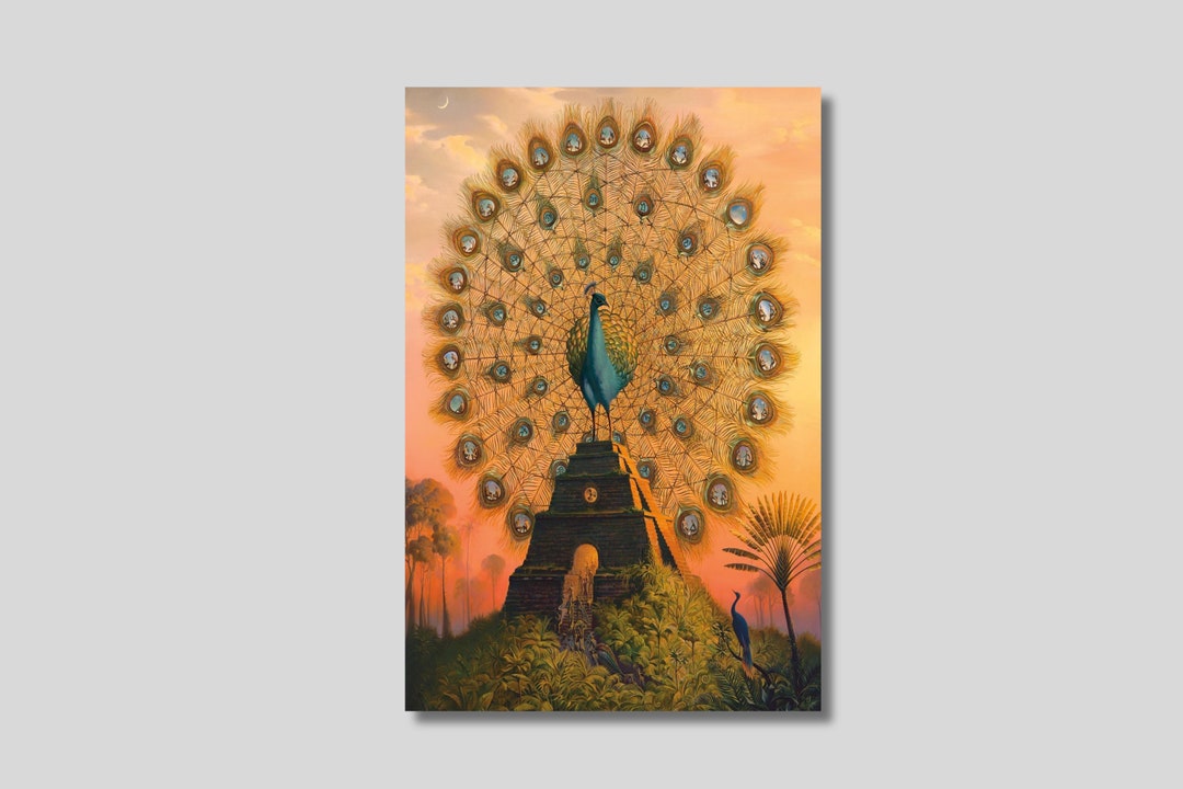 Vladimir Kush Peacock Painting , Vladimir Kush Peacock Poster Art ...