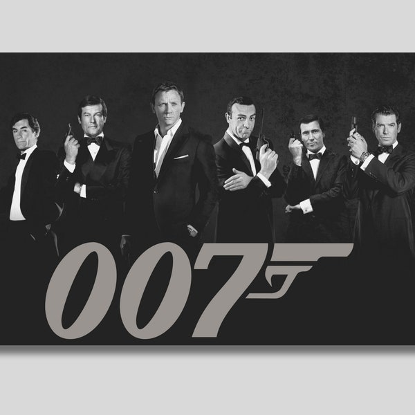 James Bond Poster - Etsy