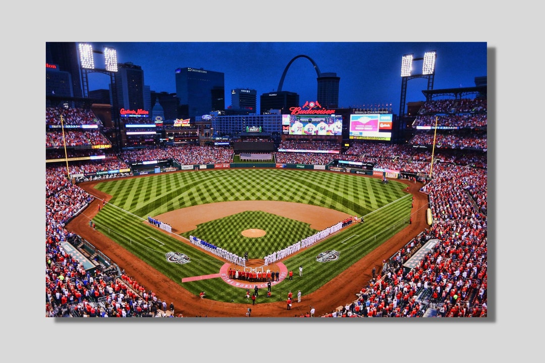 Busch Stadium Canvas, St. Louis Cardinals Stadium Canvas, Busch ...