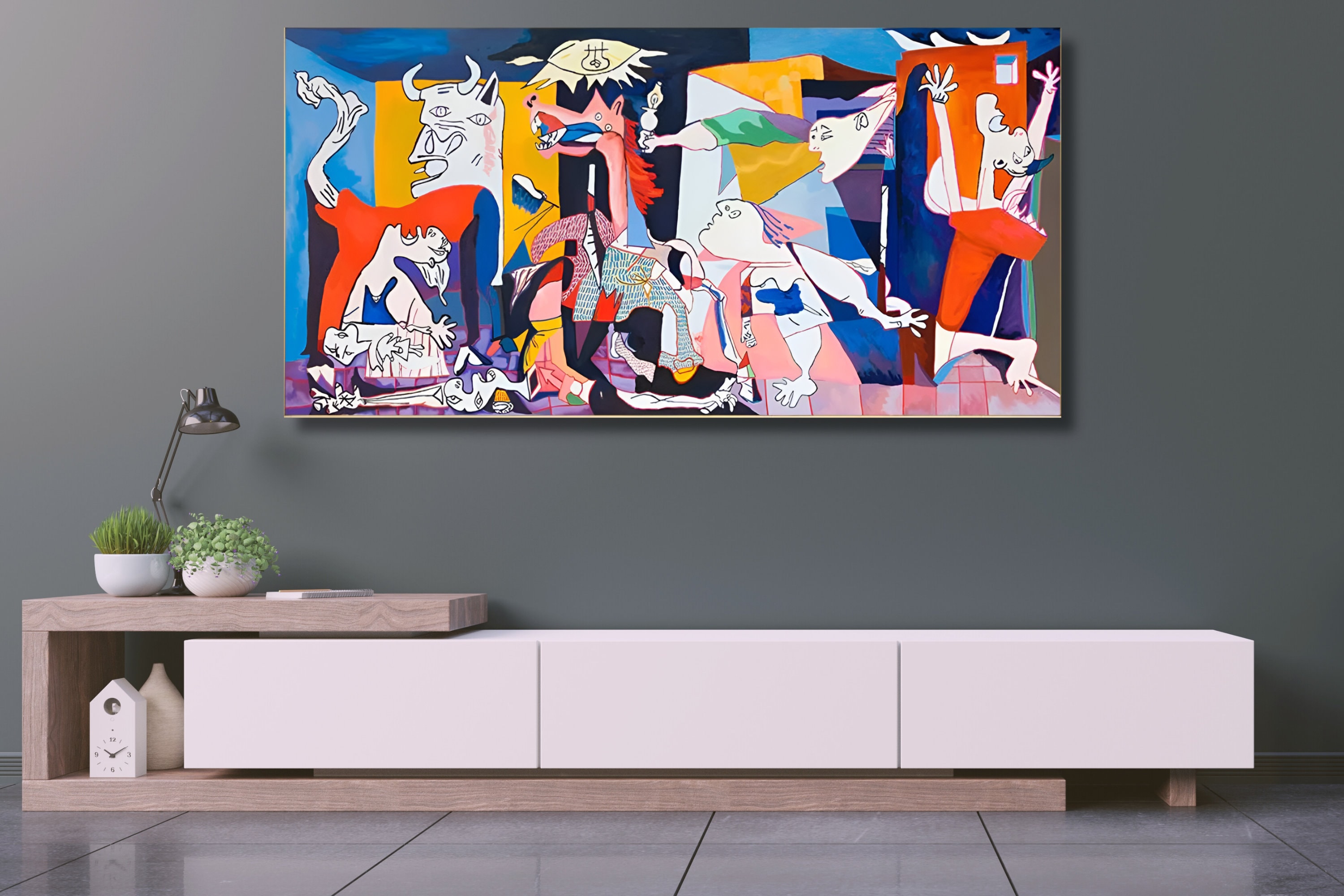 Guernica Canvas, Pablo Picasso Guernica Painting Print, Guernica Wall ...