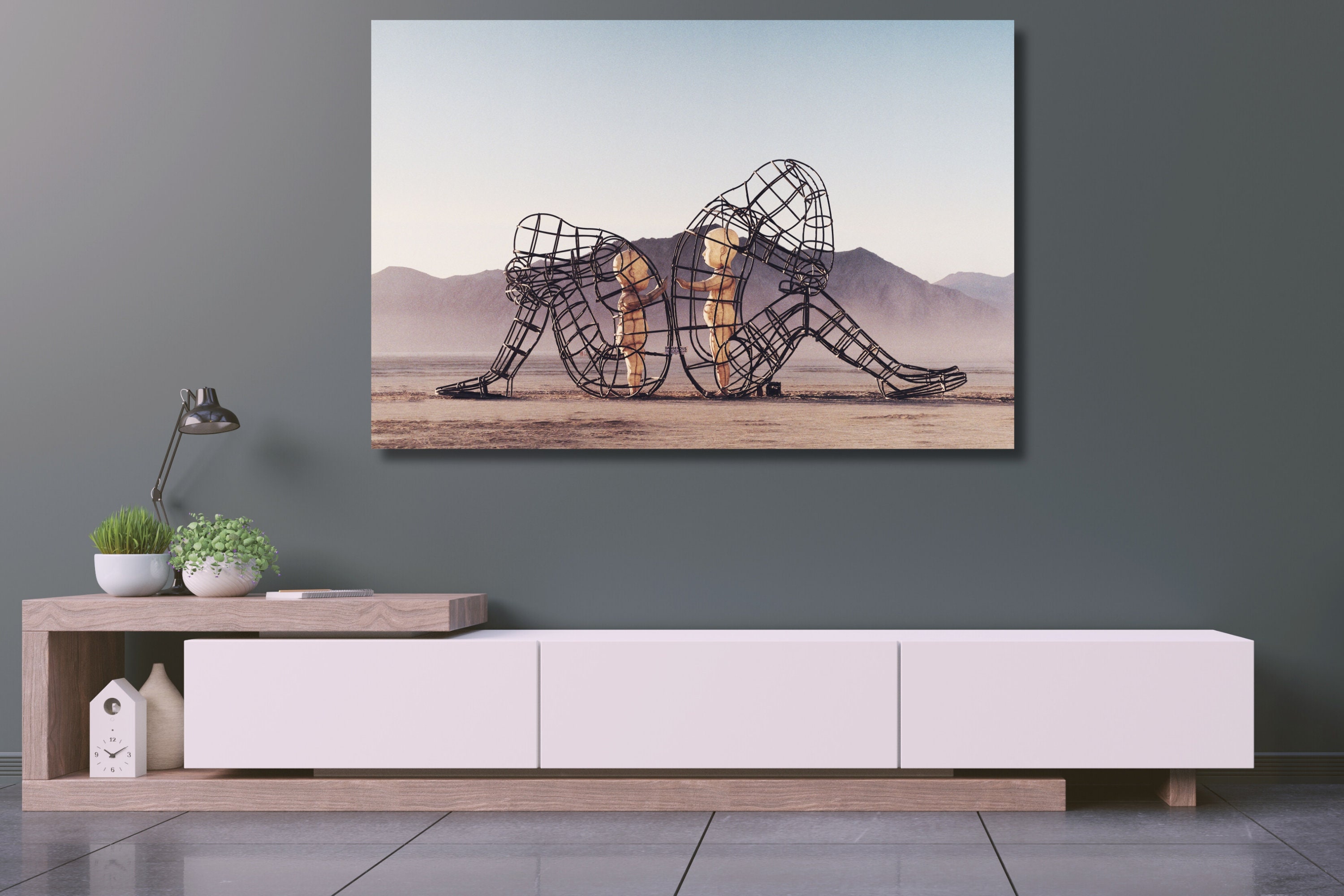 Alexander Milov-two People Turning Their Backs on Each Other - Etsy